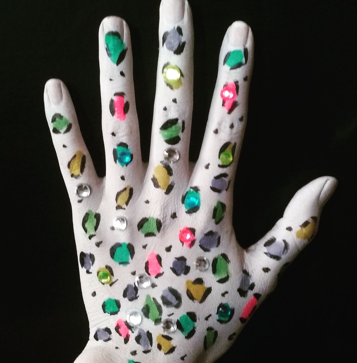 Neon Leopard Print Hand Art : 5 Steps (with Pictures) - Instructables