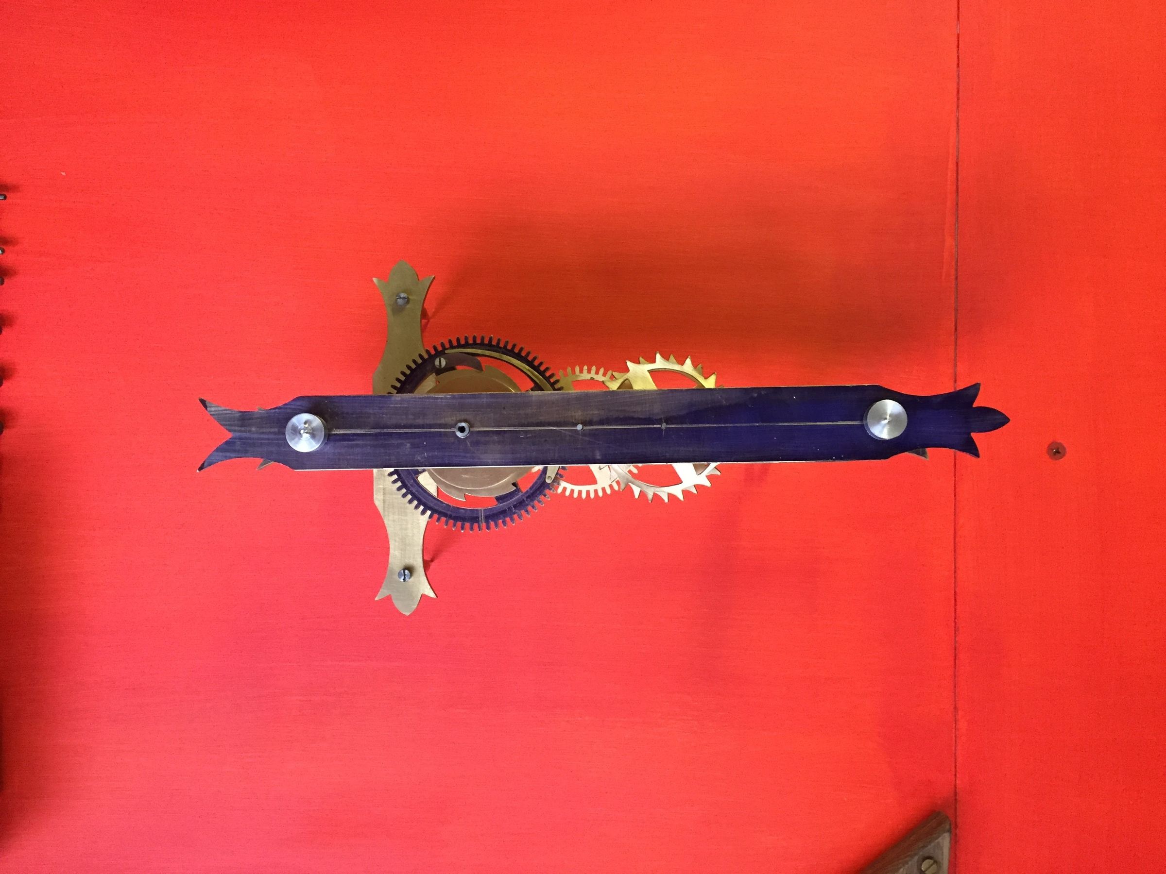Making a Wall Hanging Brass Mechanical Alarm Clock in the Home Machine ...