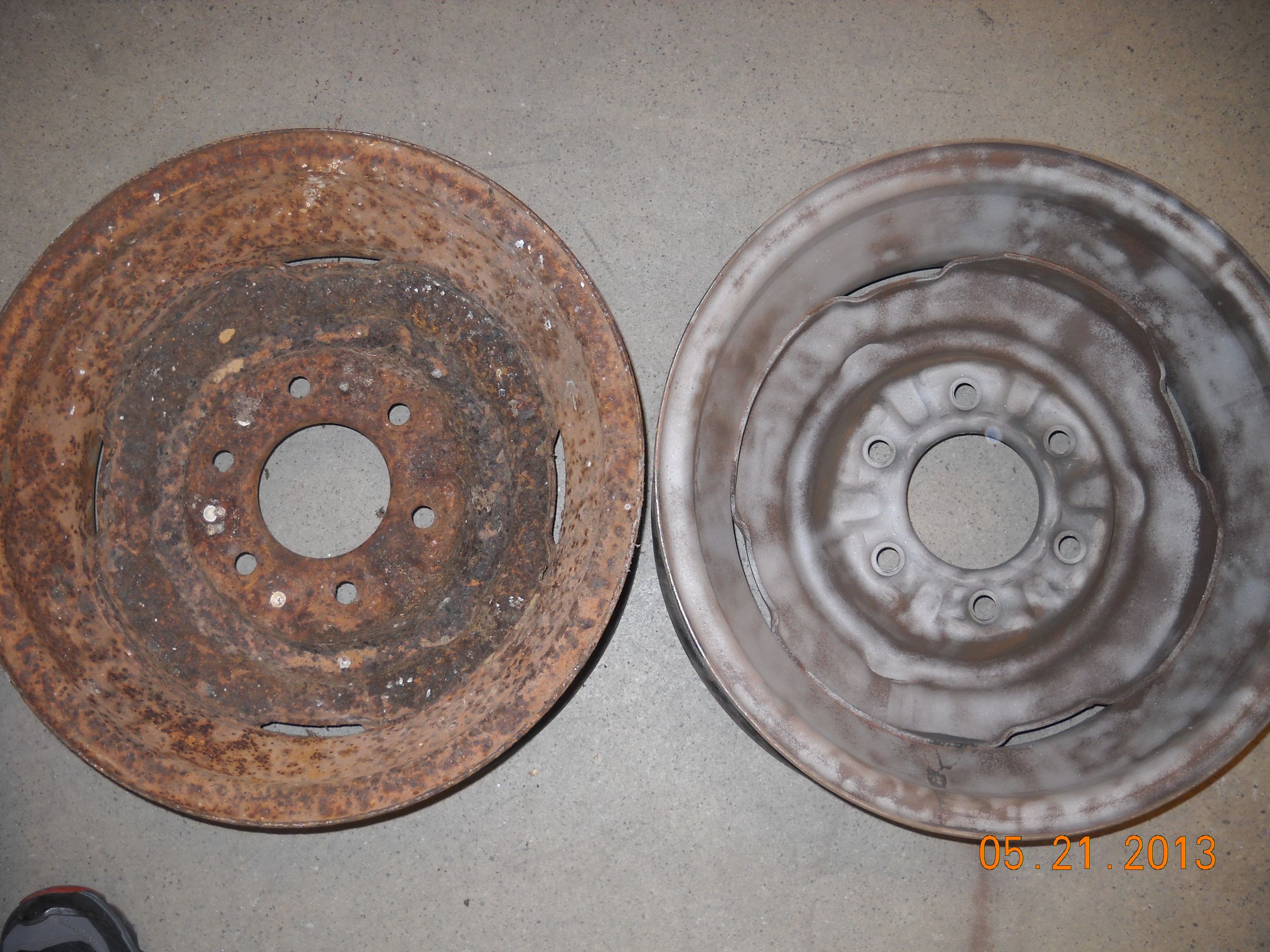 I Made It at TechShop - Sandblasting Chevy Pickup Wheels - Instructables
