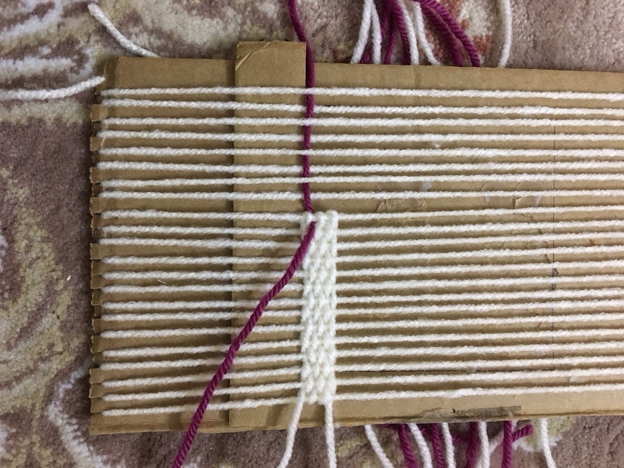 Woven Coasters Using Cardboard As a Loom : 8 Steps (with Pictures ...
