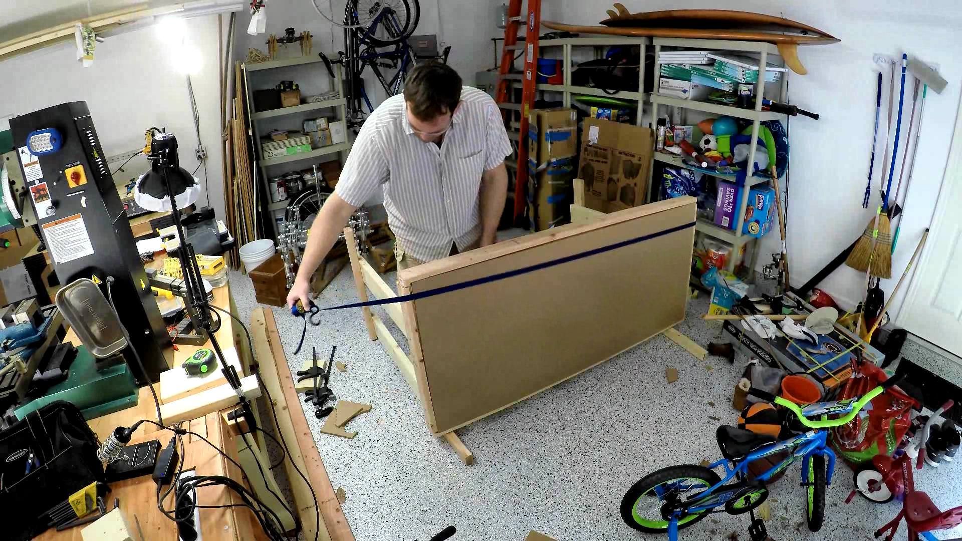 Massive Standing Desk With 2x4s and MDF Surface : 14 Steps (with ...