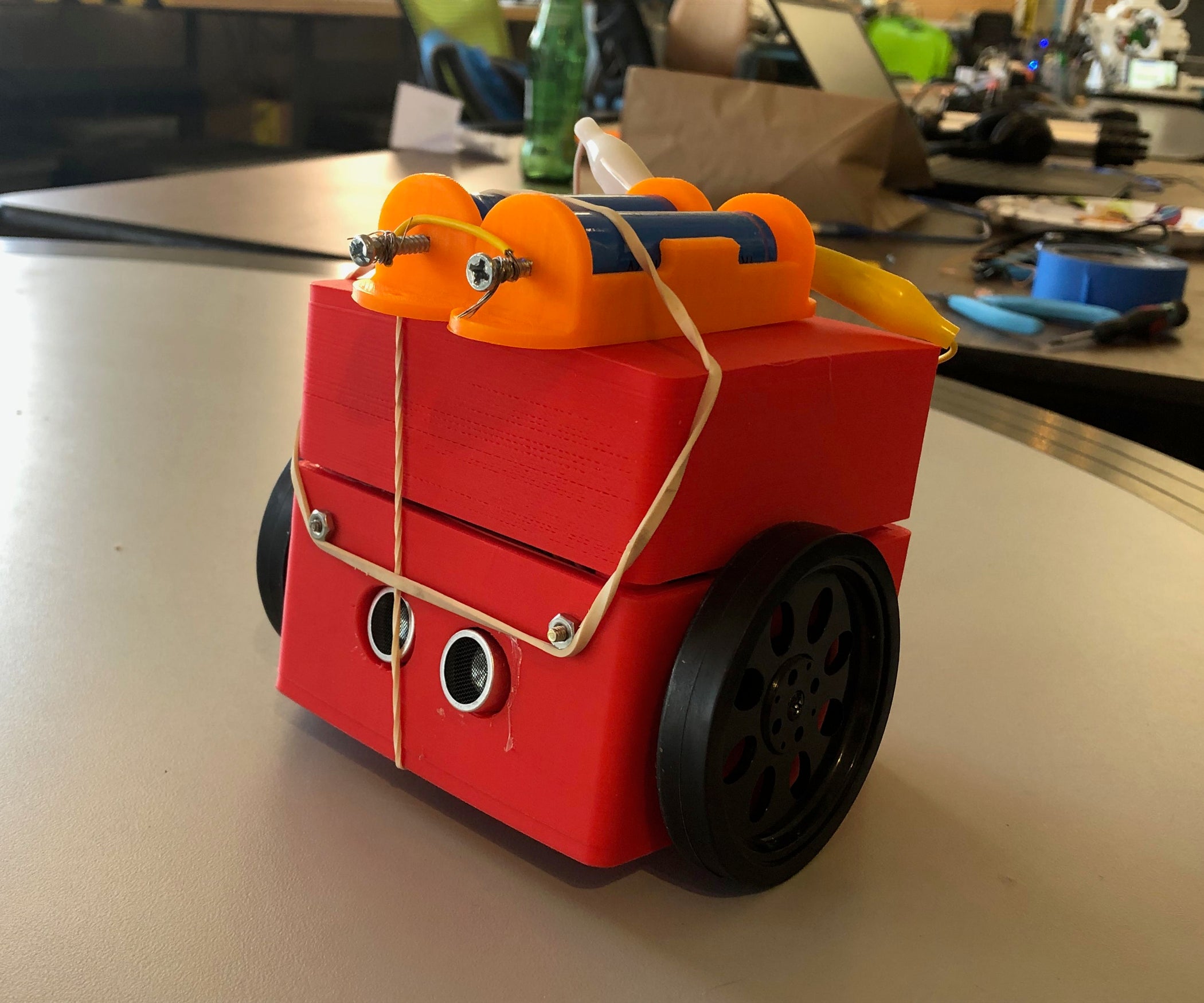 Arduino 3d Printed Sumo Bot 6 Steps Instructables