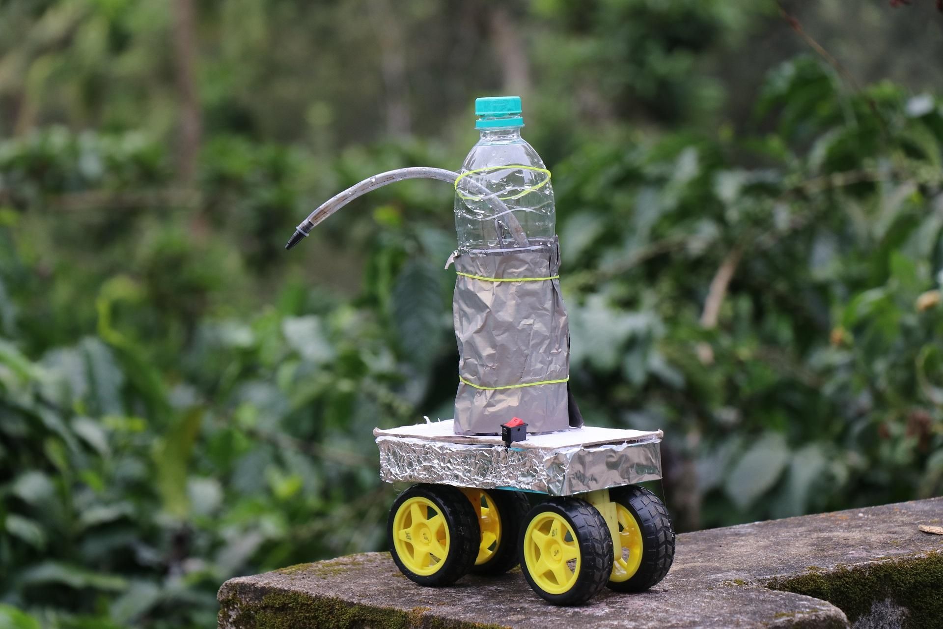 How to Make Smartphone Controlled Fire Fighting Robot Car : 8 Steps ...