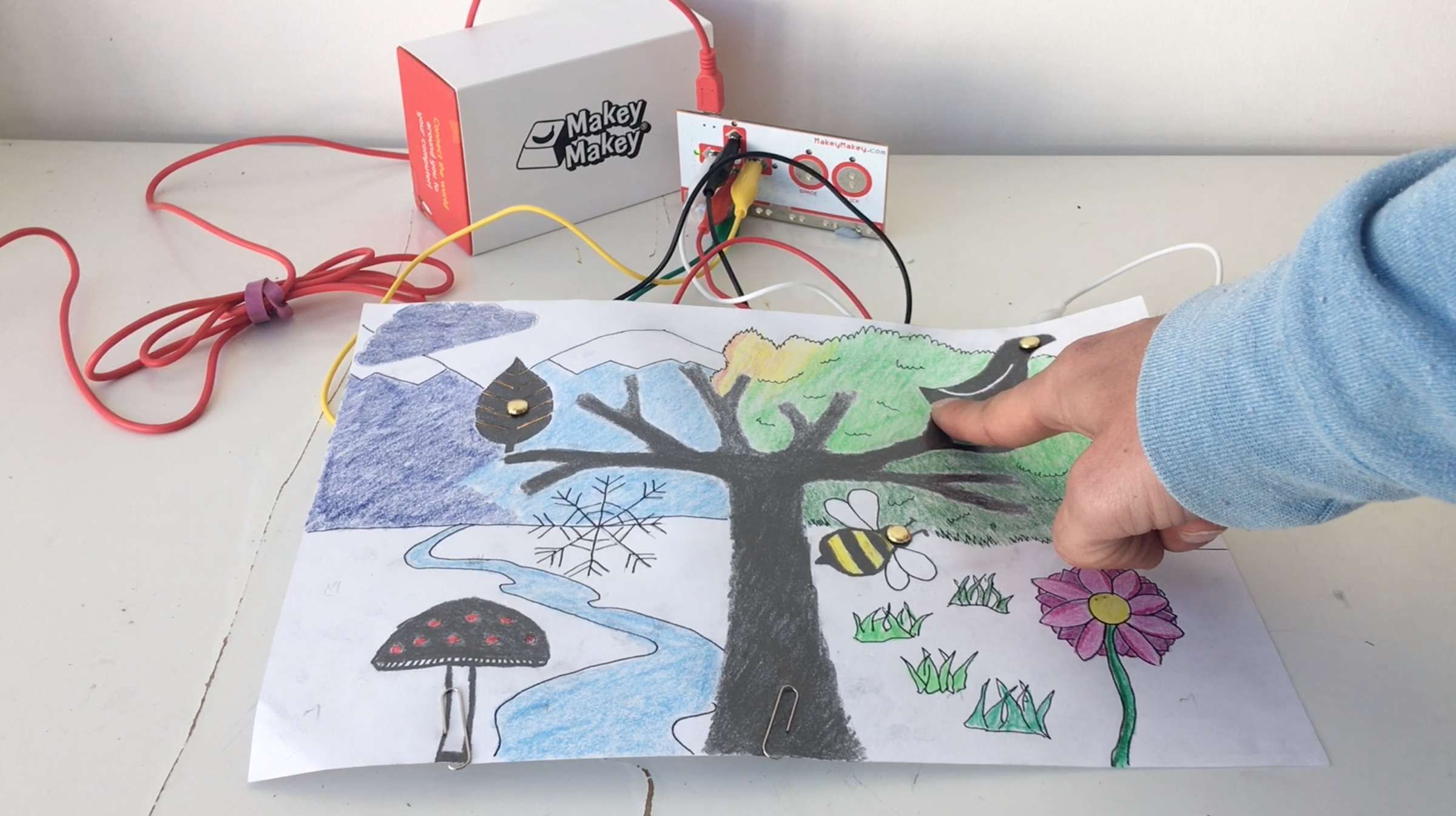 Makey Makey Graphite Drawing Instructions : 8 Steps (with Pictures ...