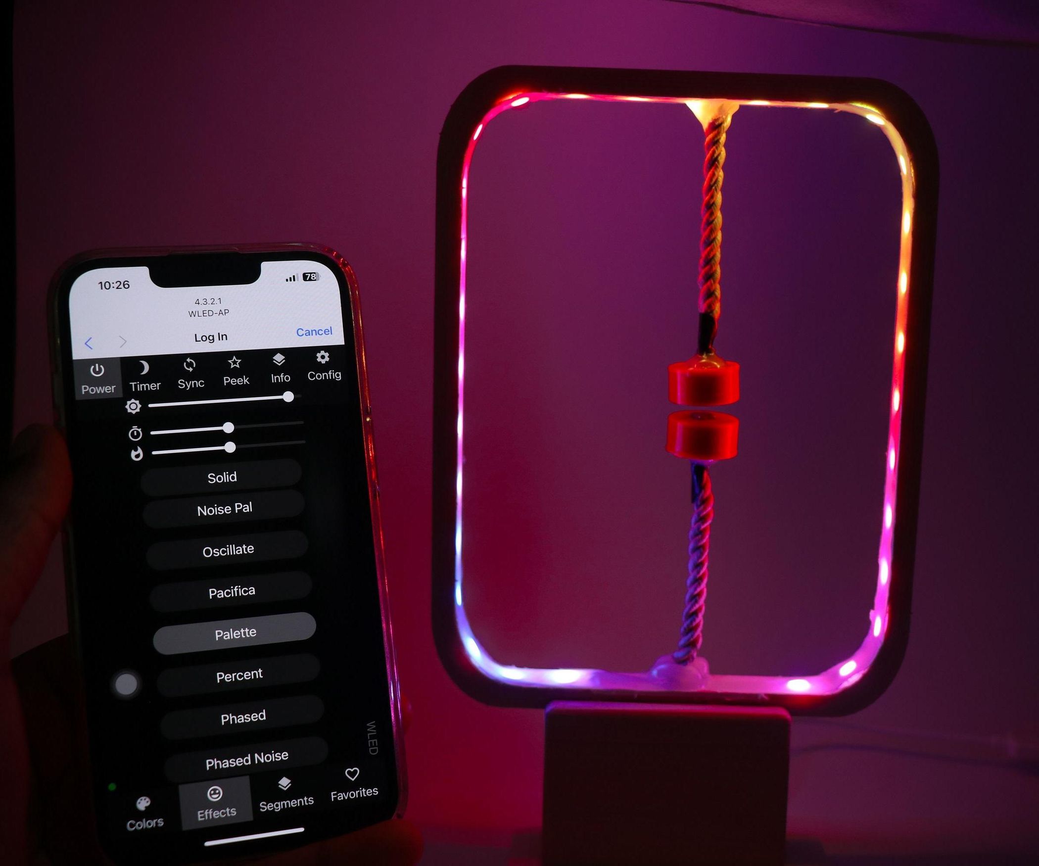 3D Printed Modern Desk Lamp With Smartphone Control and Color Changing ...