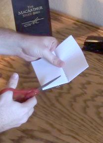 Quick 16 Page Ruled Pocket Book From 1 Piece of Paper With No Fancy ...