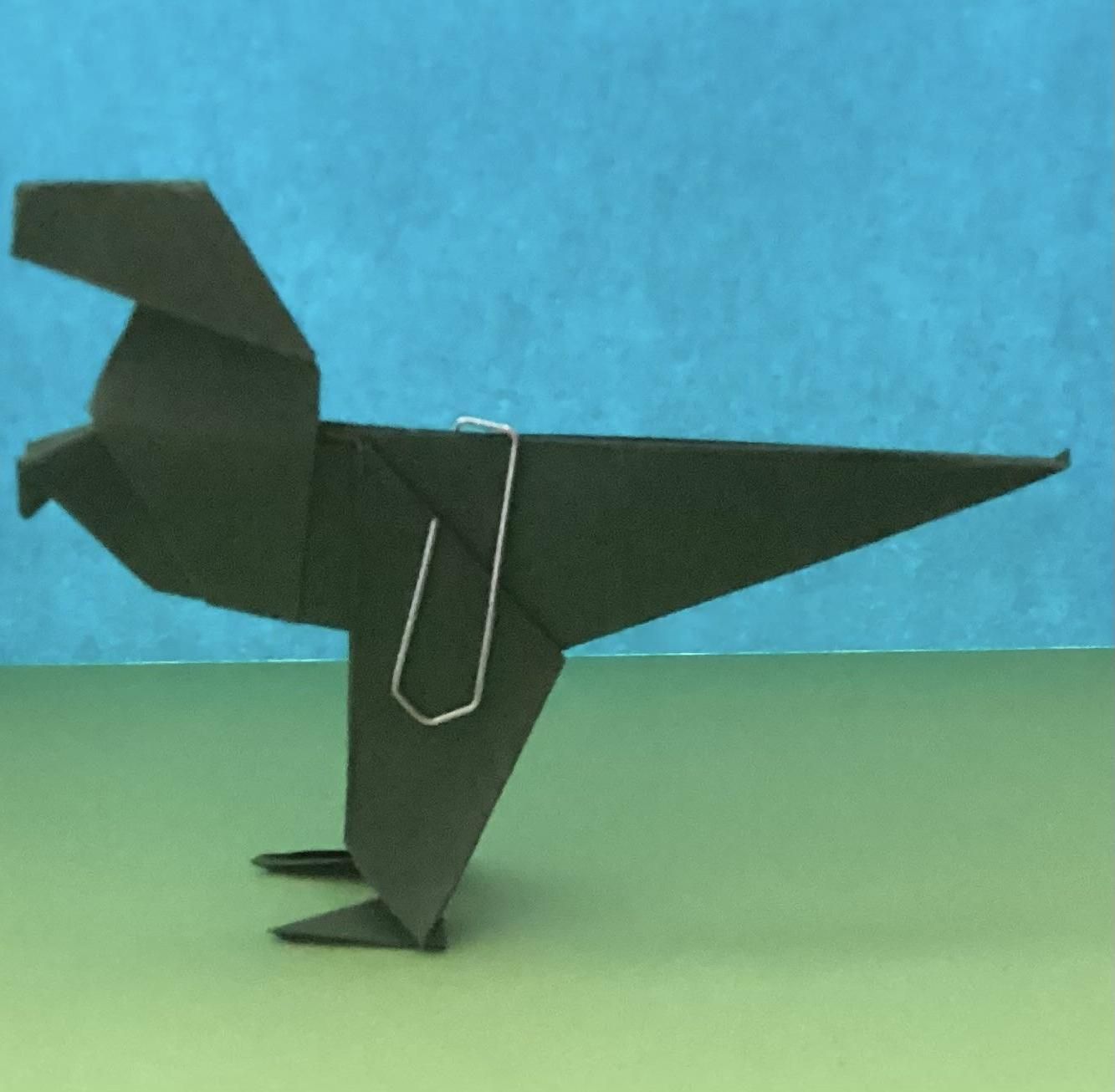 Origami Velociraptor : 12 Steps - Instructables