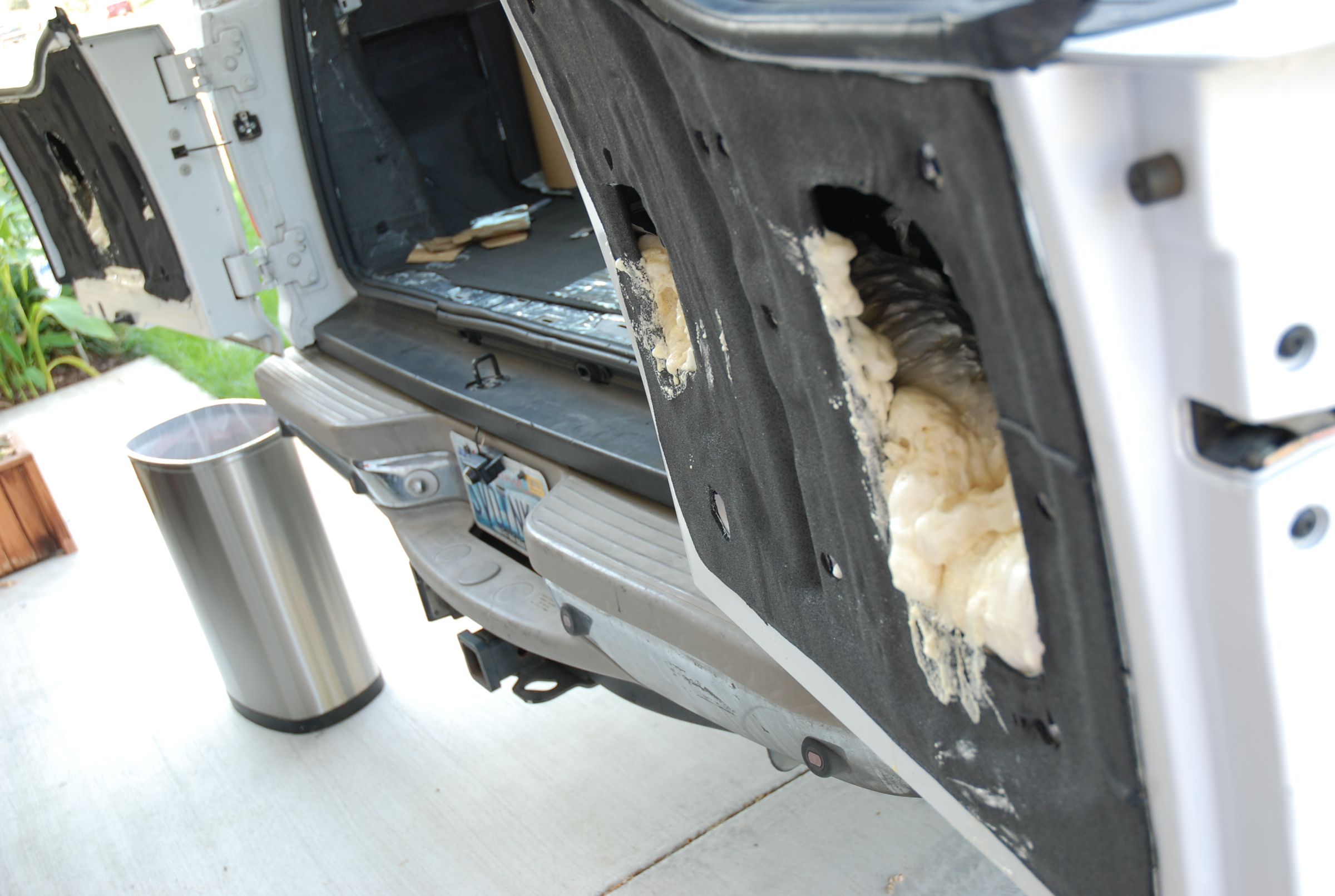 Auto Sound Deadening - Part II - More Matting and Using Expanding Foam ...