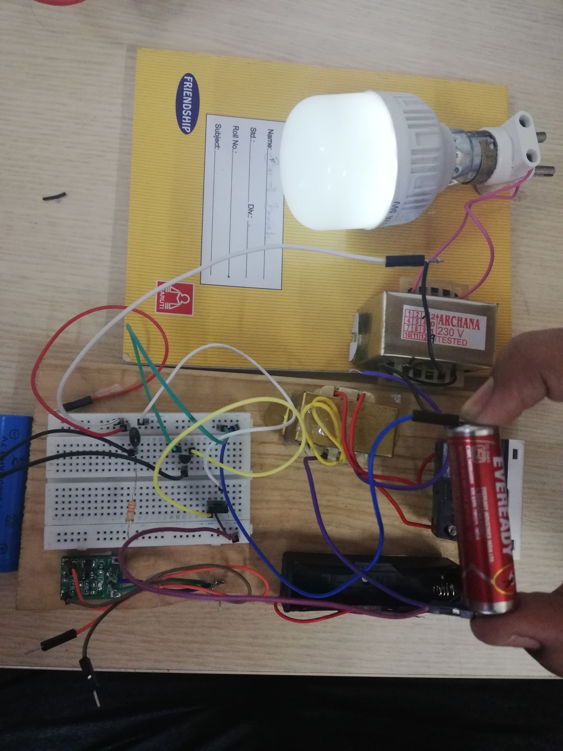 How to Make 1.5V DC to 220V AC Inverter : 4 Steps (with Pictures ...