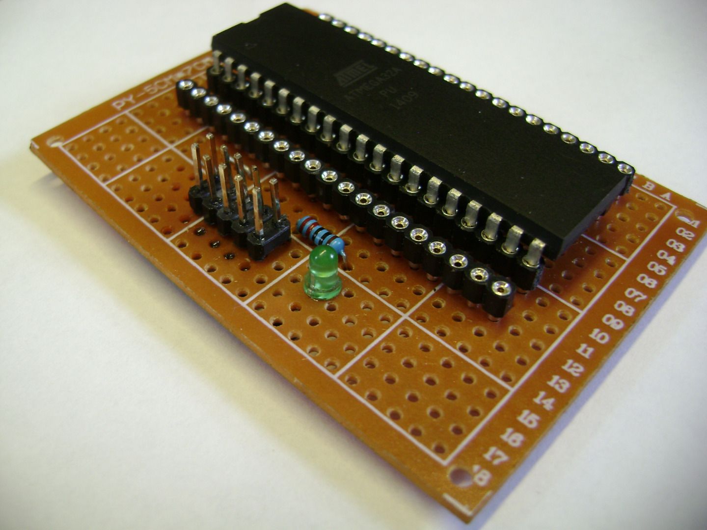 DIY Atmel Microcontroller Development Board : 5 Steps (with Pictures ...
