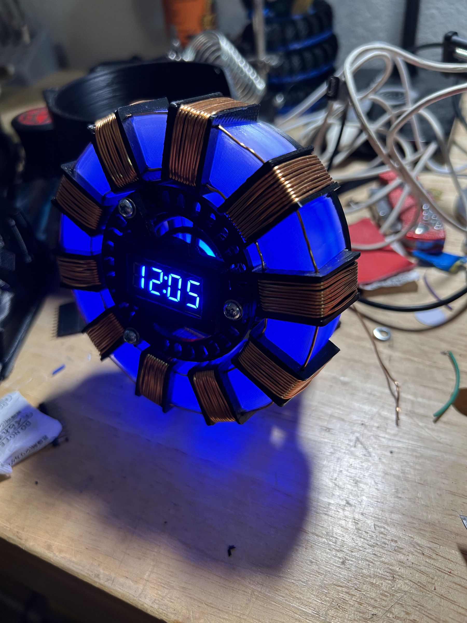 Iron Man Arc Reactor Clock : 16 Steps (with Pictures) - Instructables