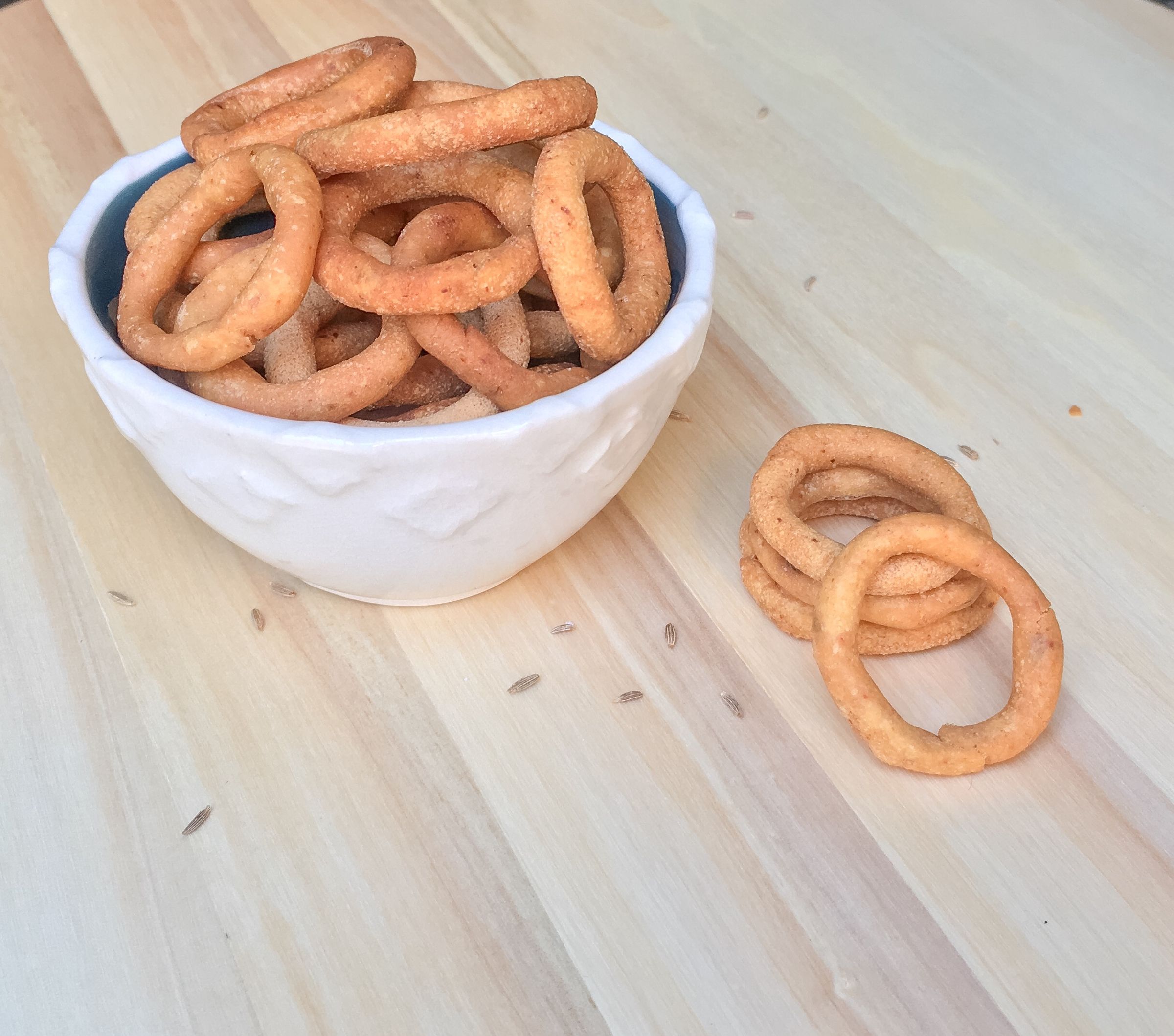 Ring Murukku (Fried Rice Flour Rings) : 4 Steps (with Pictures ...