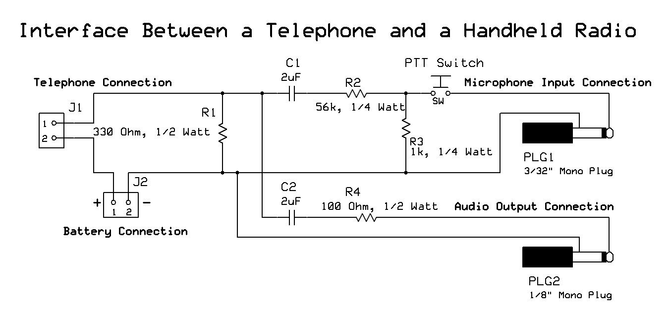 Using a Telephone As a Handset for a Handheld Radio : 10 Steps ...