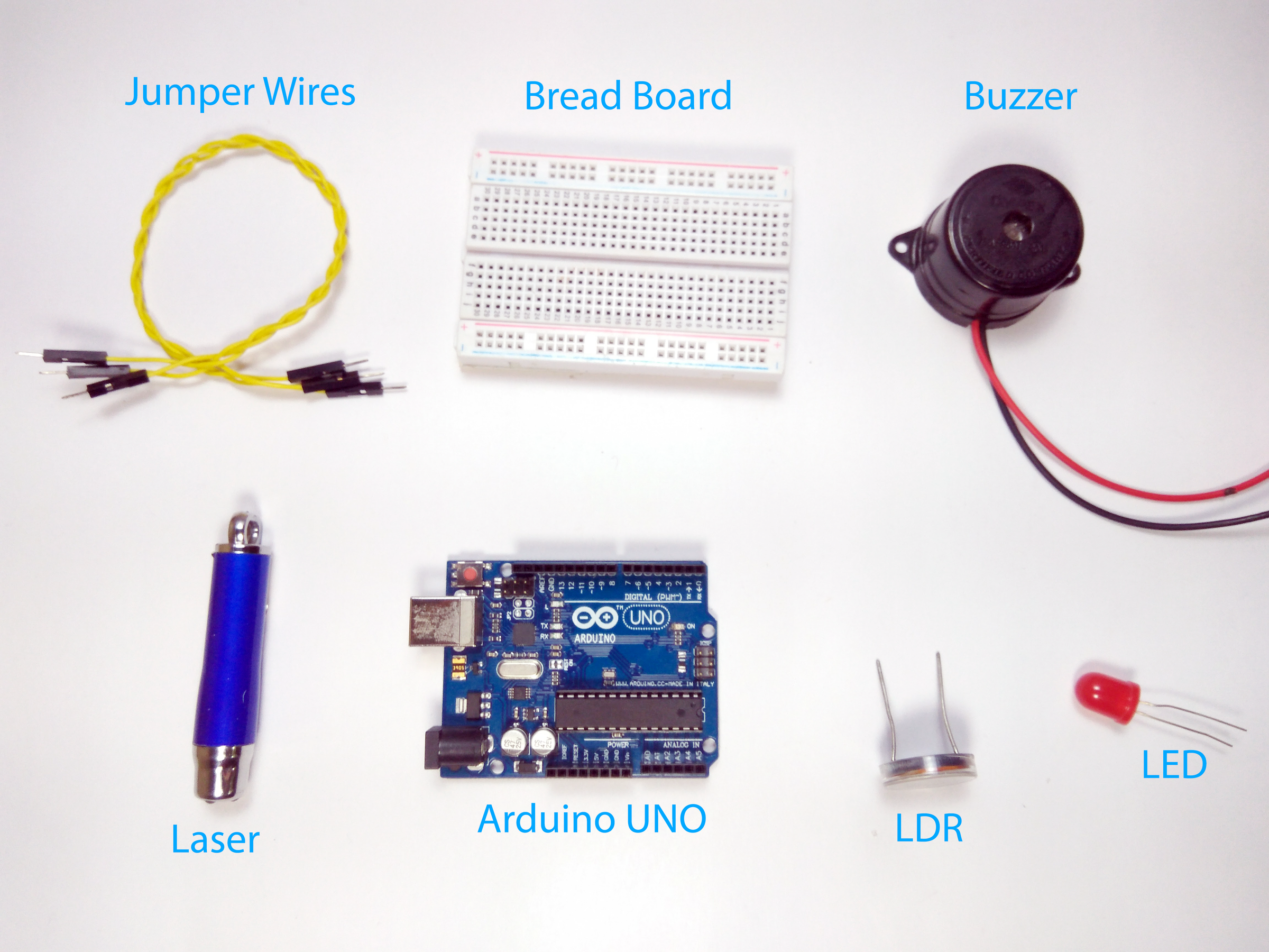 Laser Tripwire Home Alarm System : 5 Steps (with Pictures) - Instructables