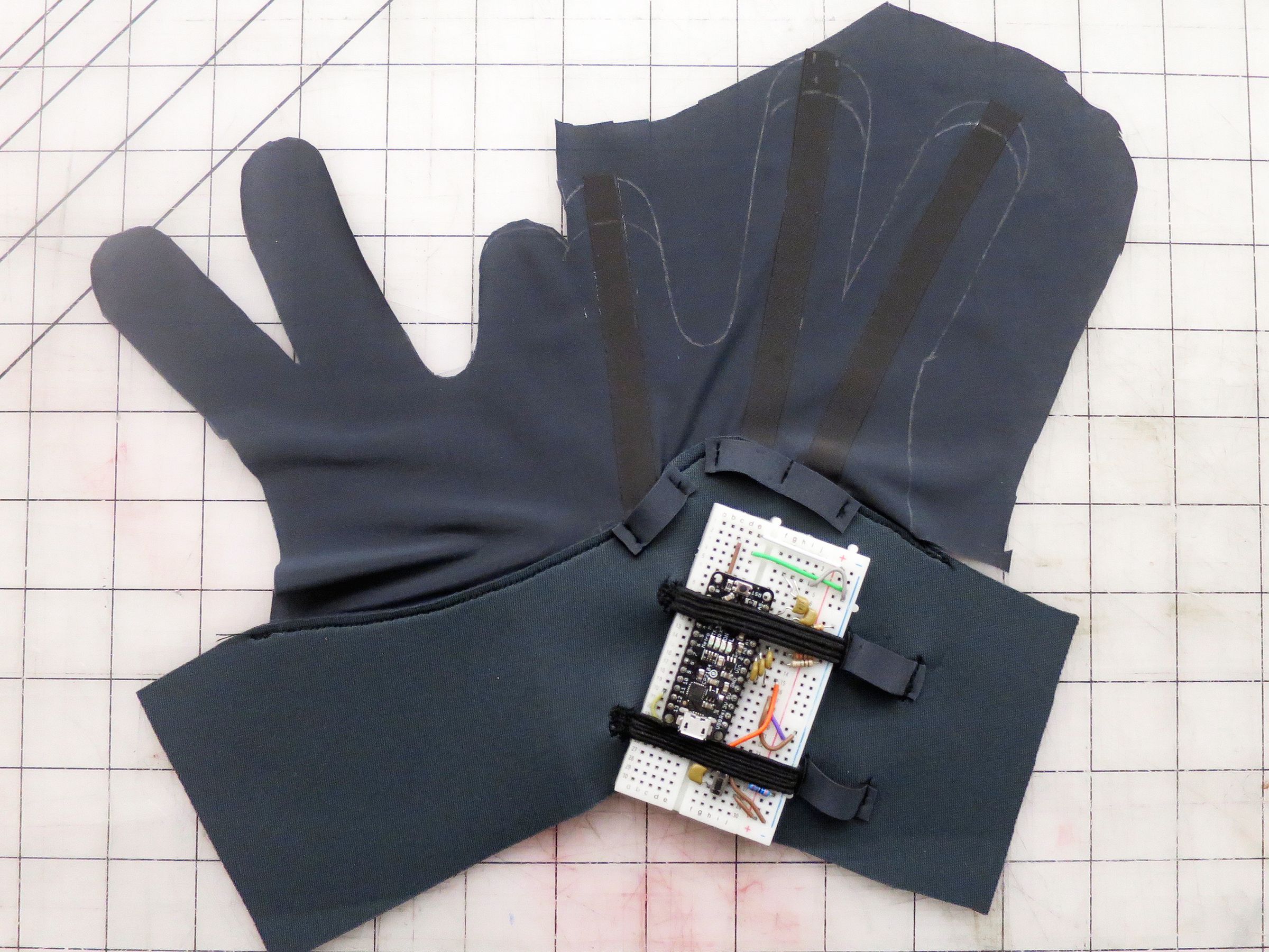 DIY Glove Controller With E-Textile Sensors : 14 Steps (with Pictures ...