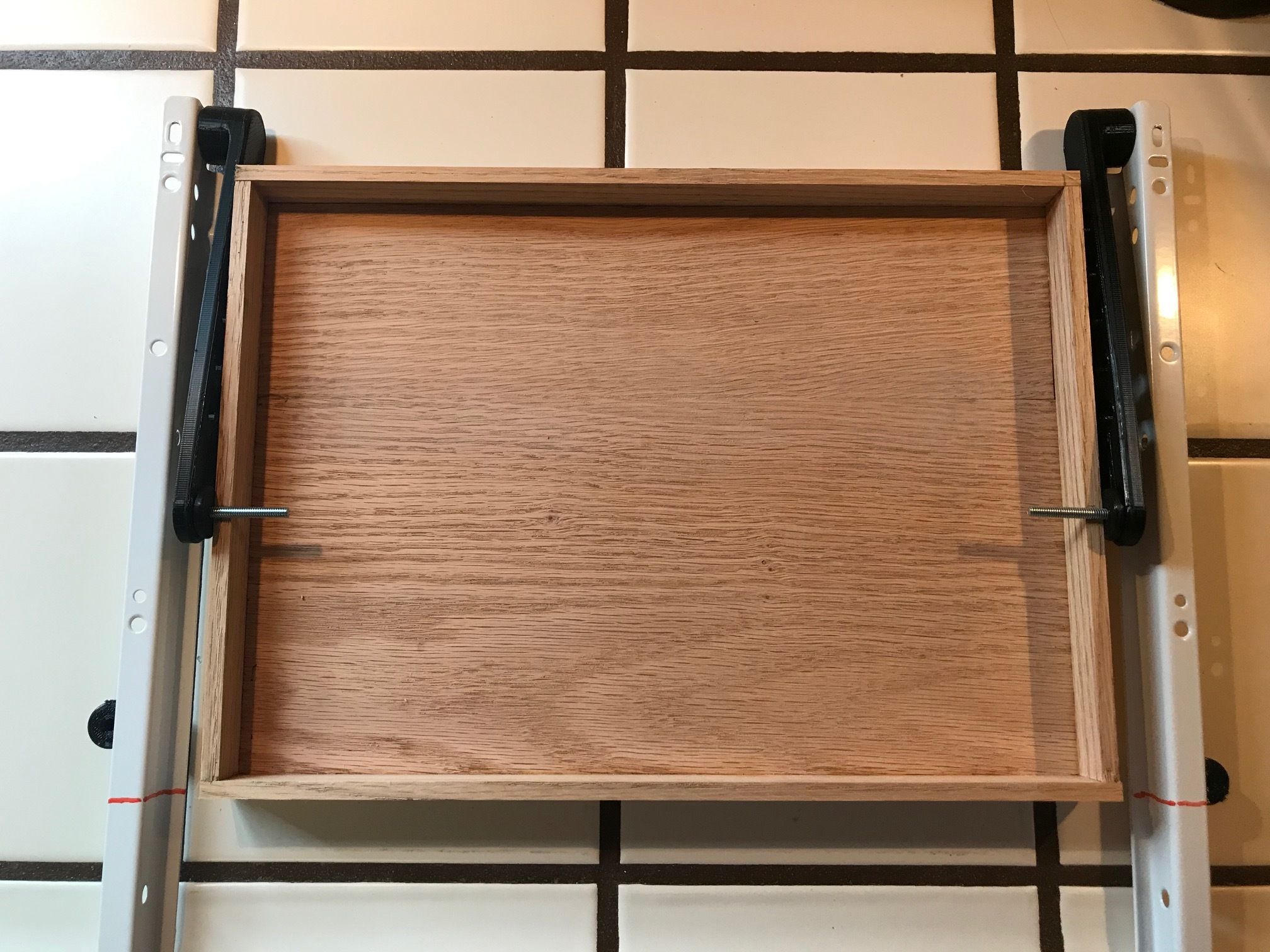 Under Cabinet Hideaway Tablet Shelf : 9 Steps (with Pictures ...