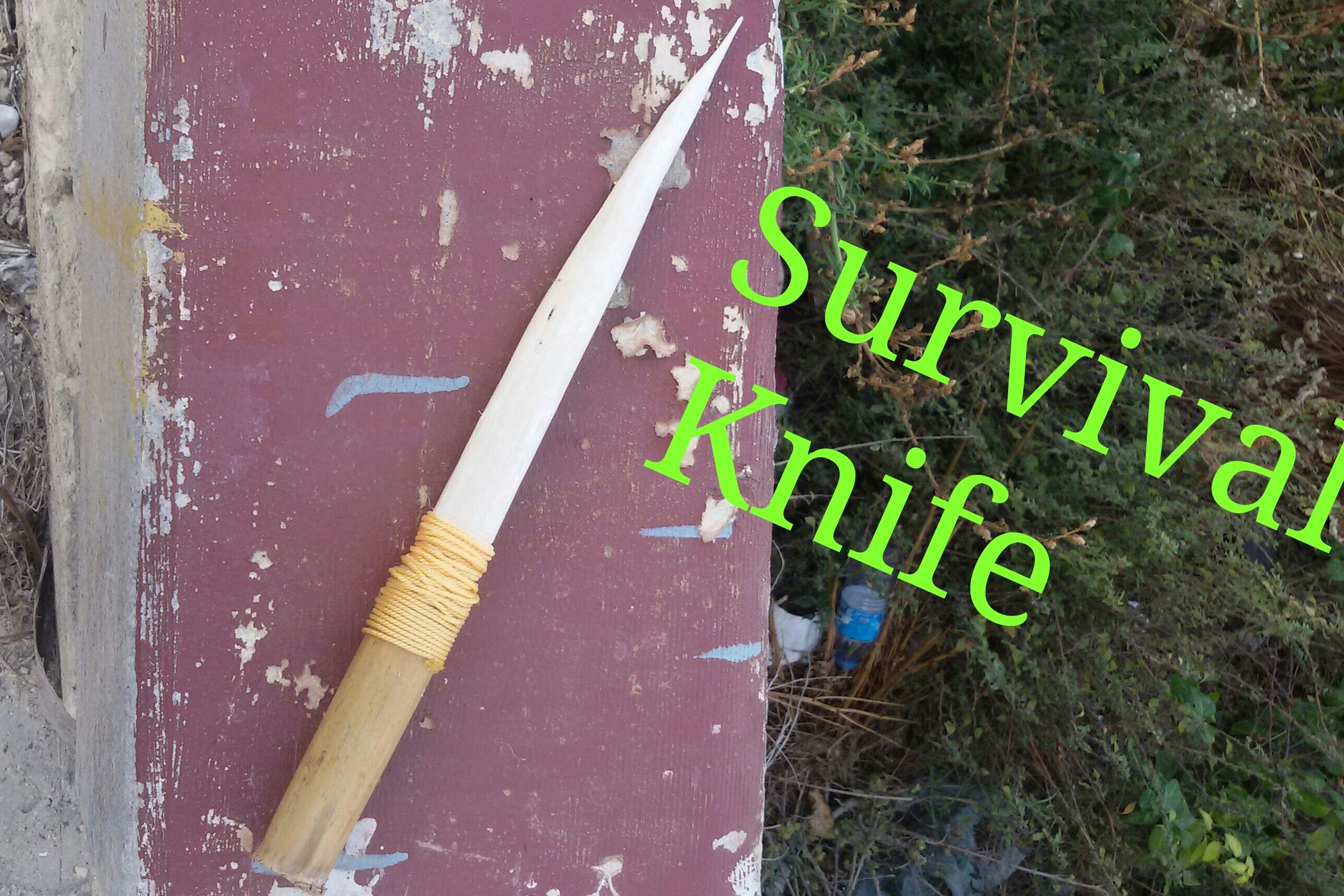 Survival Wooden Knife : 6 Steps (with Pictures) - Instructables