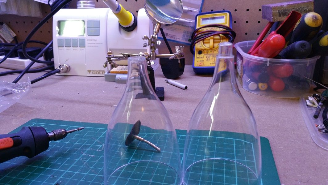 Upcycled Skip Dive Arduino Wine Glass LED Lamp : 6 Steps (with Pictures ...