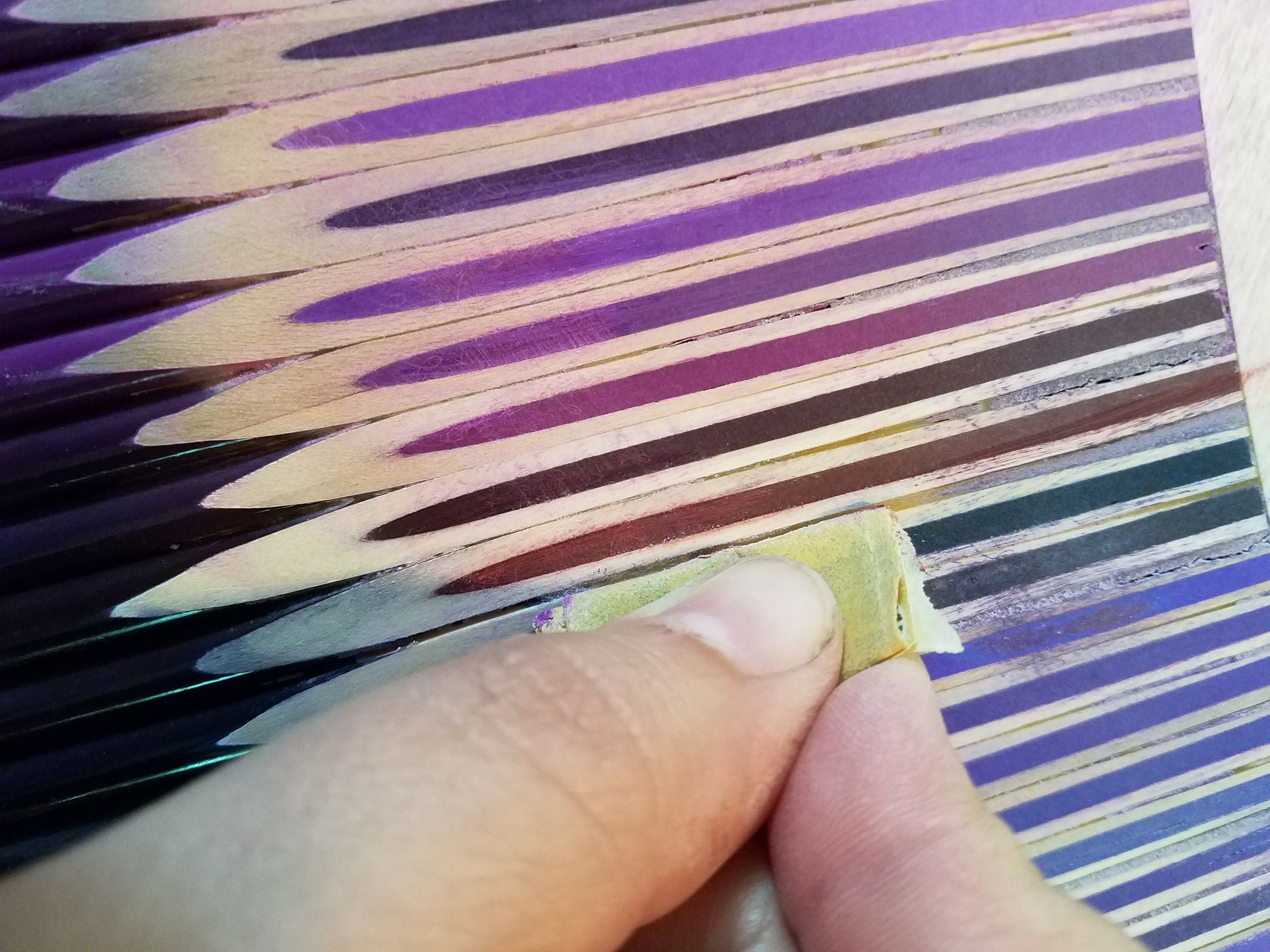 Rainbow Colored Pencil Mirror : 13 Steps (with Pictures) - Instructables
