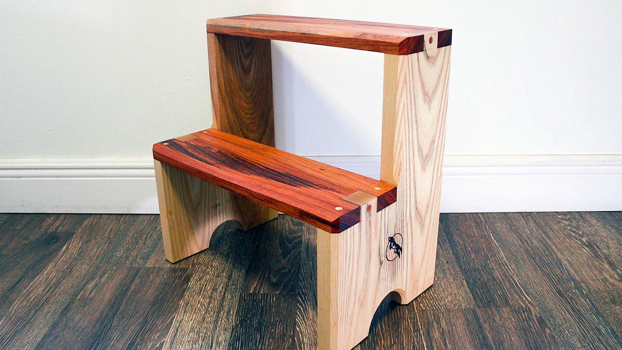 Basic Hardwood Step Stool : 4 Steps - Instructables