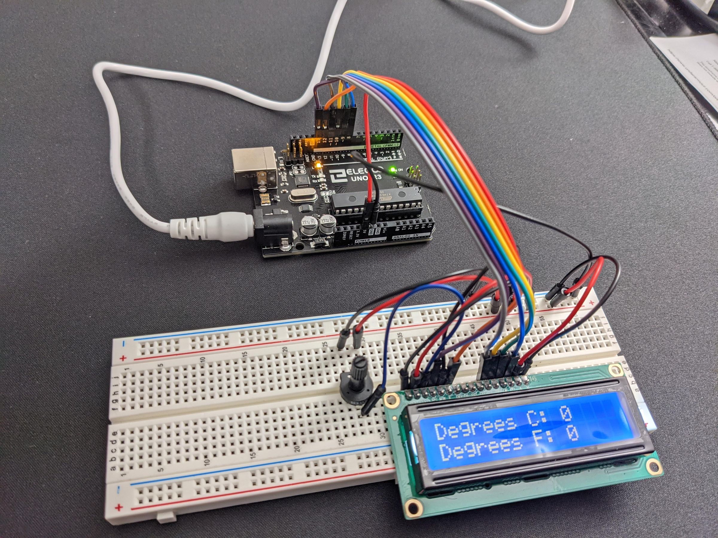 LCD Temperature Sensor With Freeze Alarm : 7 Steps - Instructables