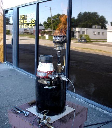 A Home-Built Biomass Gasifier for Producing Wood Gas : 14 Steps (with ...
