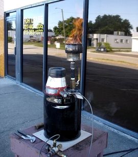 A Home-Built Biomass Gasifier for Producing Wood Gas : 14 Steps (with ...