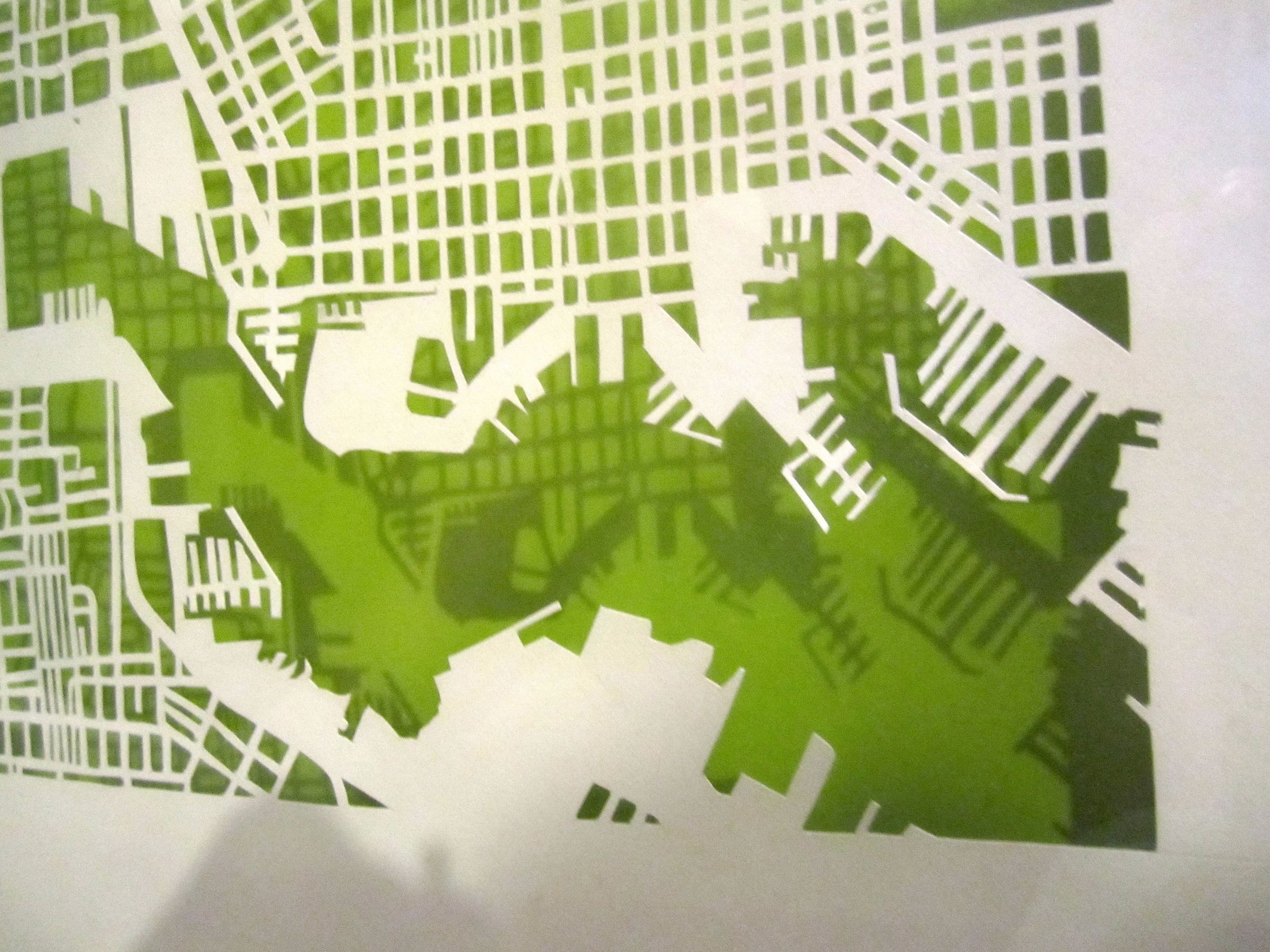 Cutting a Path - No Laser Paper Cut Map : 4 Steps (with Pictures ...