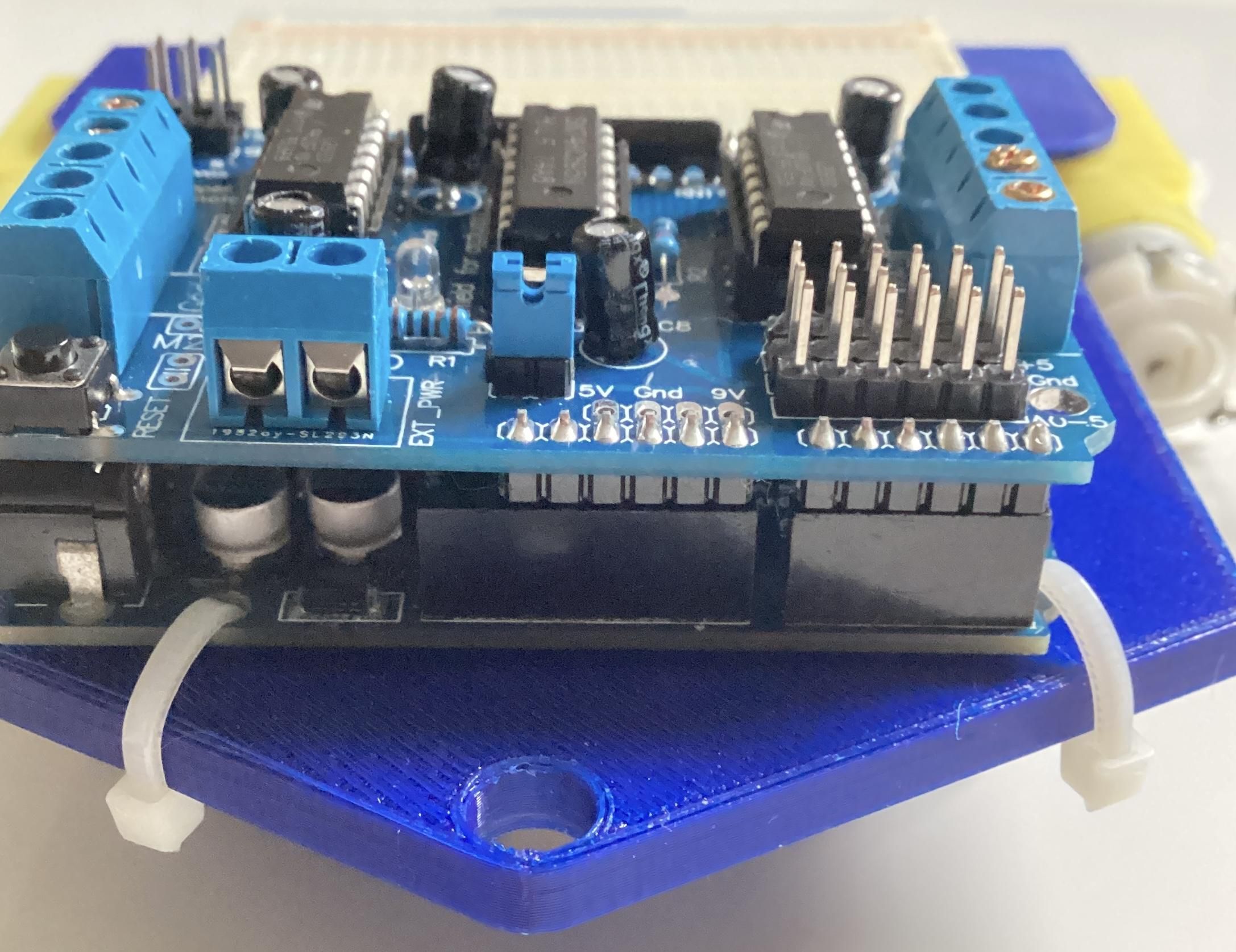 Arduino Ground Rover With Adafruit Motor Shield V1 and Servo Sonar ...