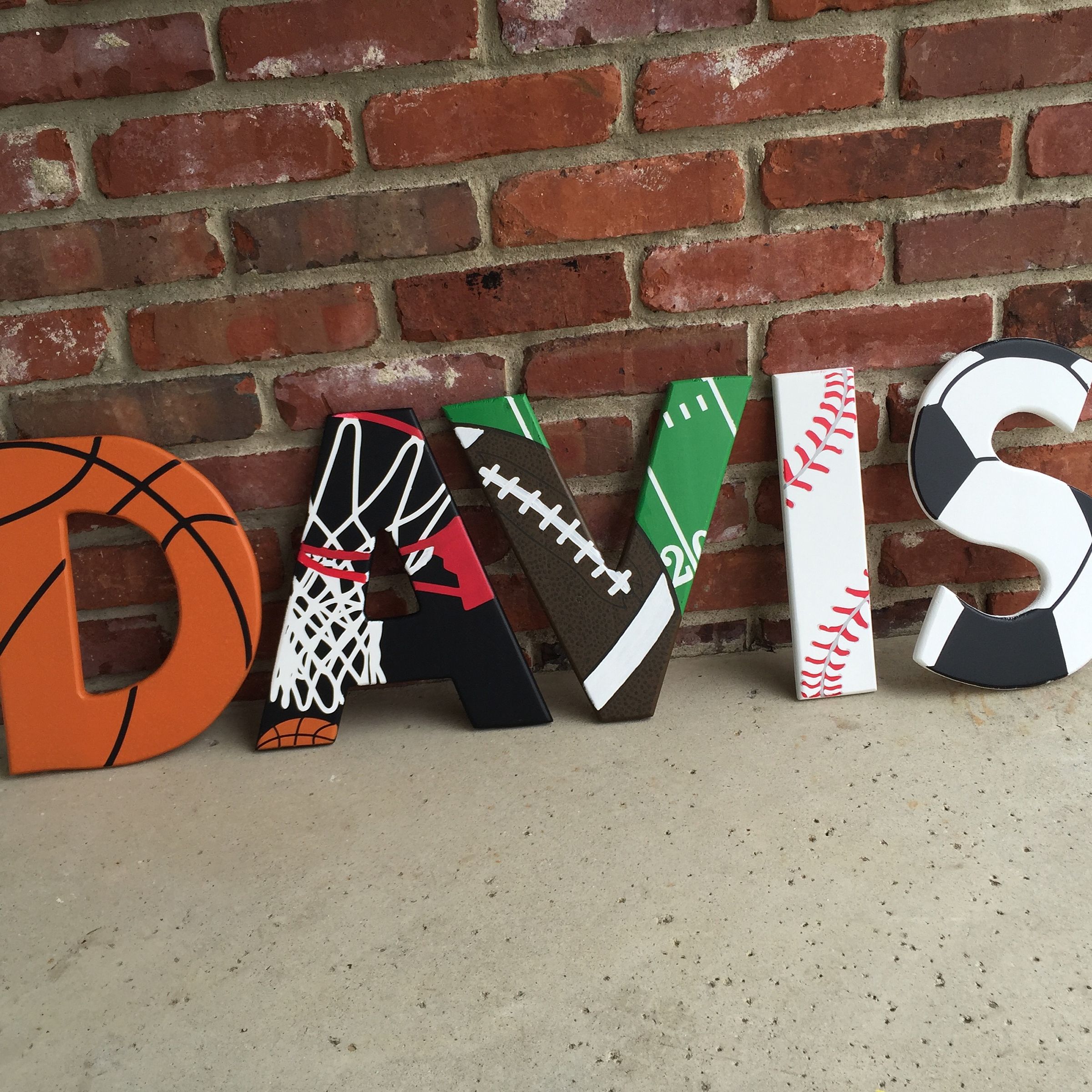 Sport Themed Wooden Letters : 4 Steps (with Pictures) - Instructables