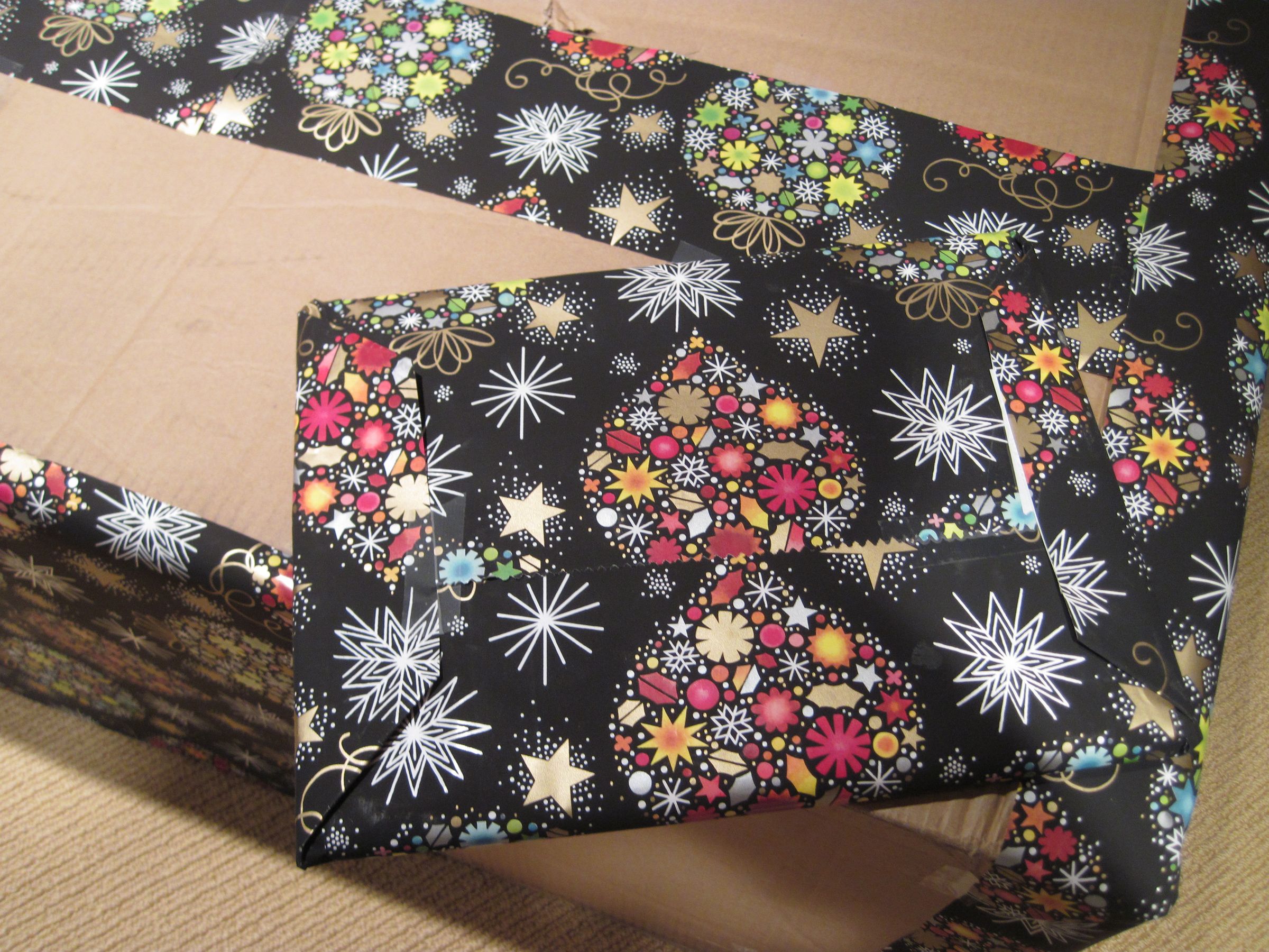 Partially Wrap a Large Shipping Box - Instructables