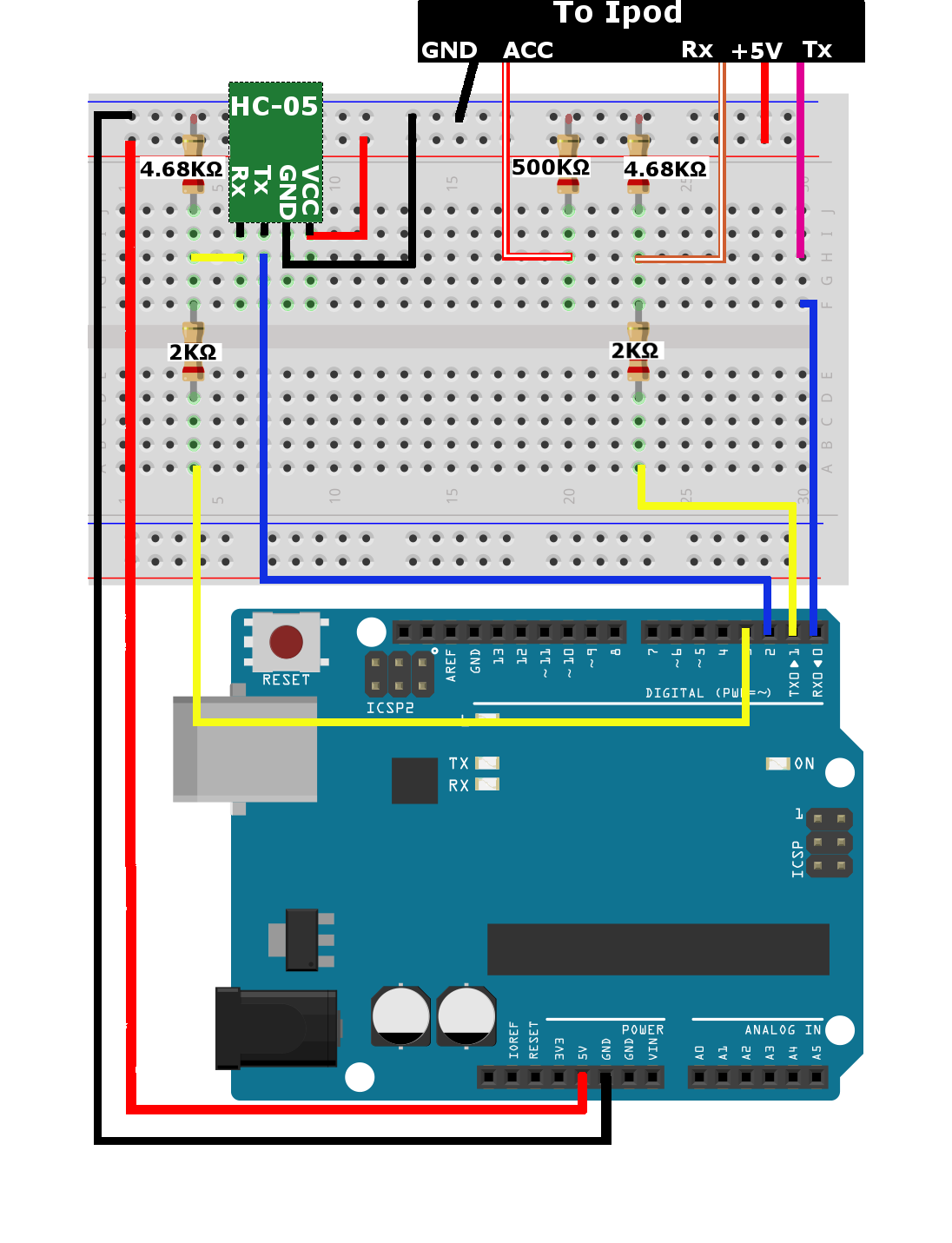 Hack an Old IPod Using an Android and an Arduino. : 14 Steps (with ...