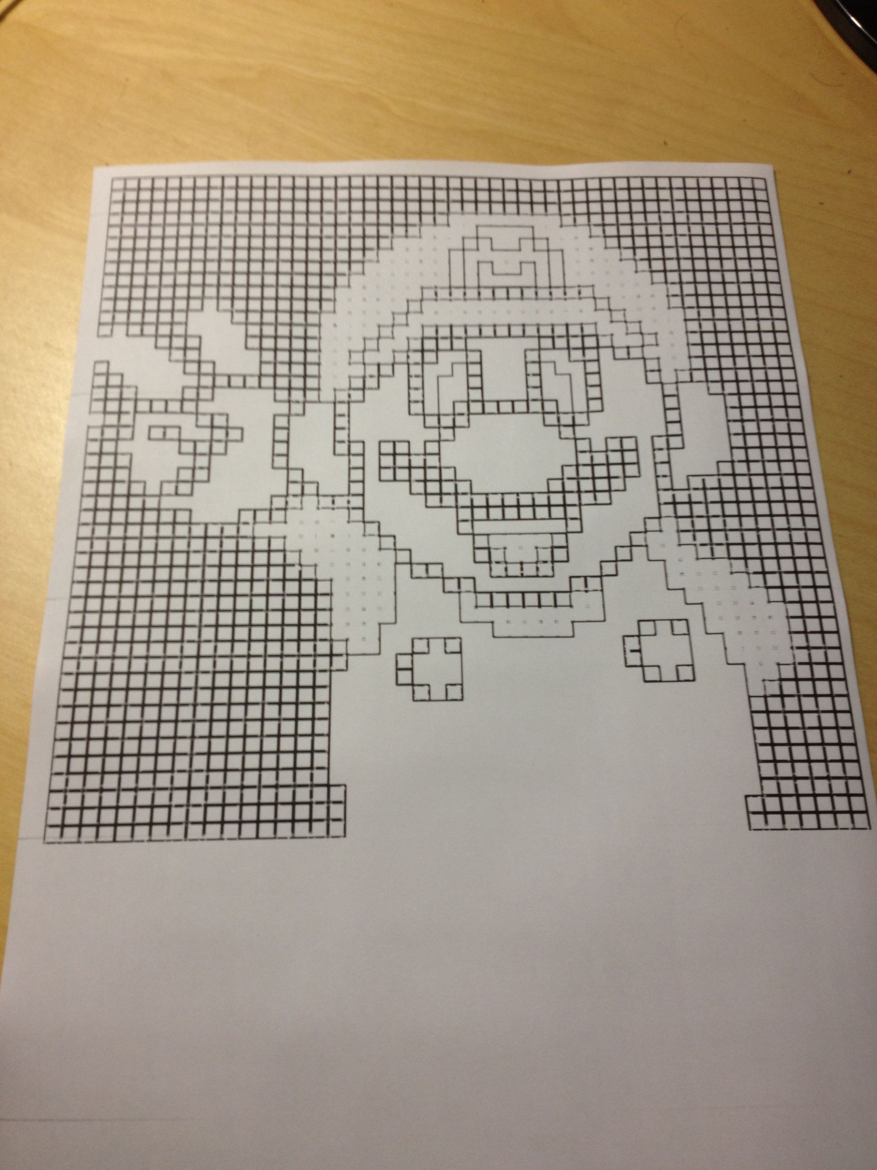 Super Mario Mosaic Table /Table Cover : 6 Steps (with Pictures ...