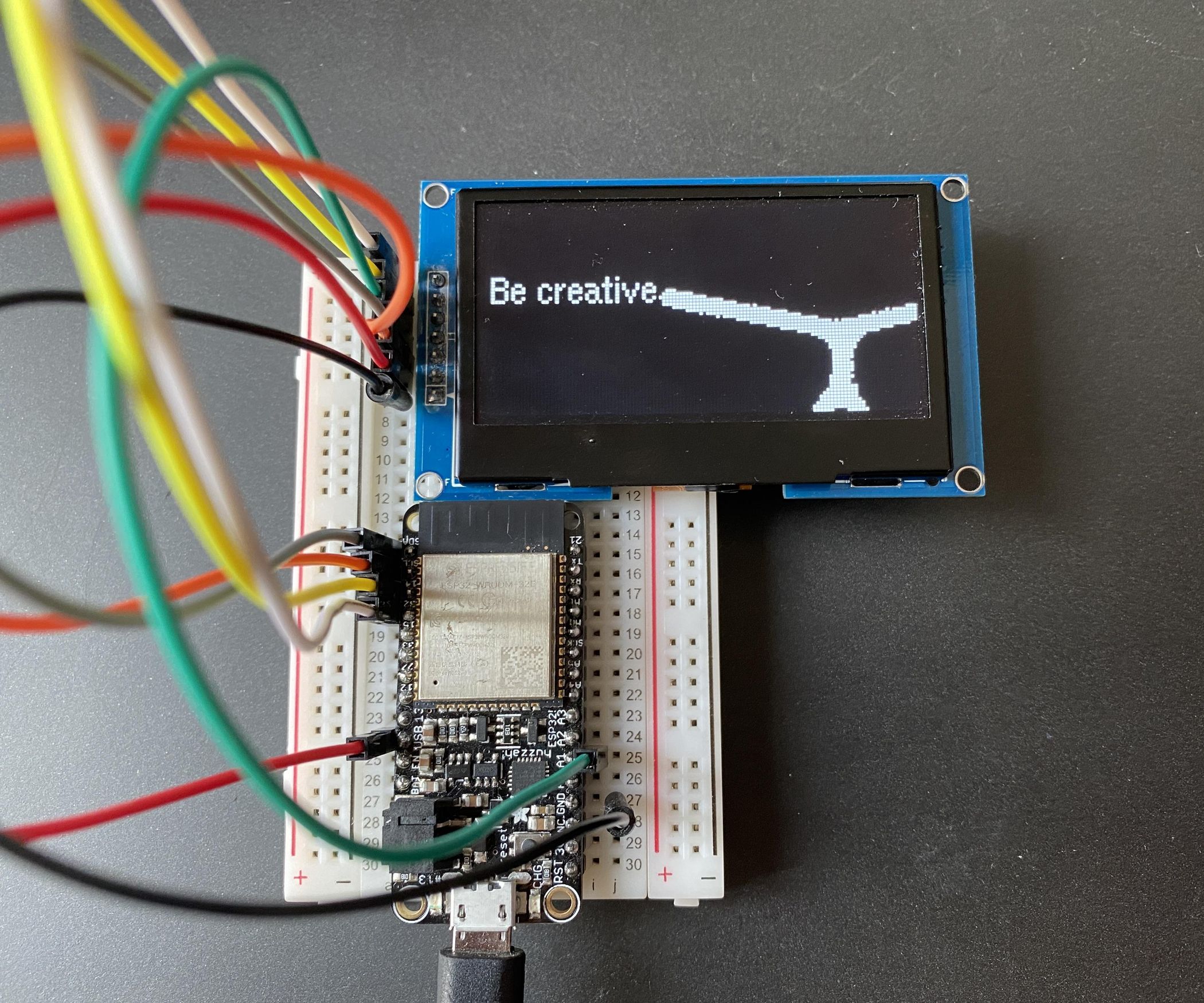 SSD1309 OLED With Toit : 4 Steps - Instructables