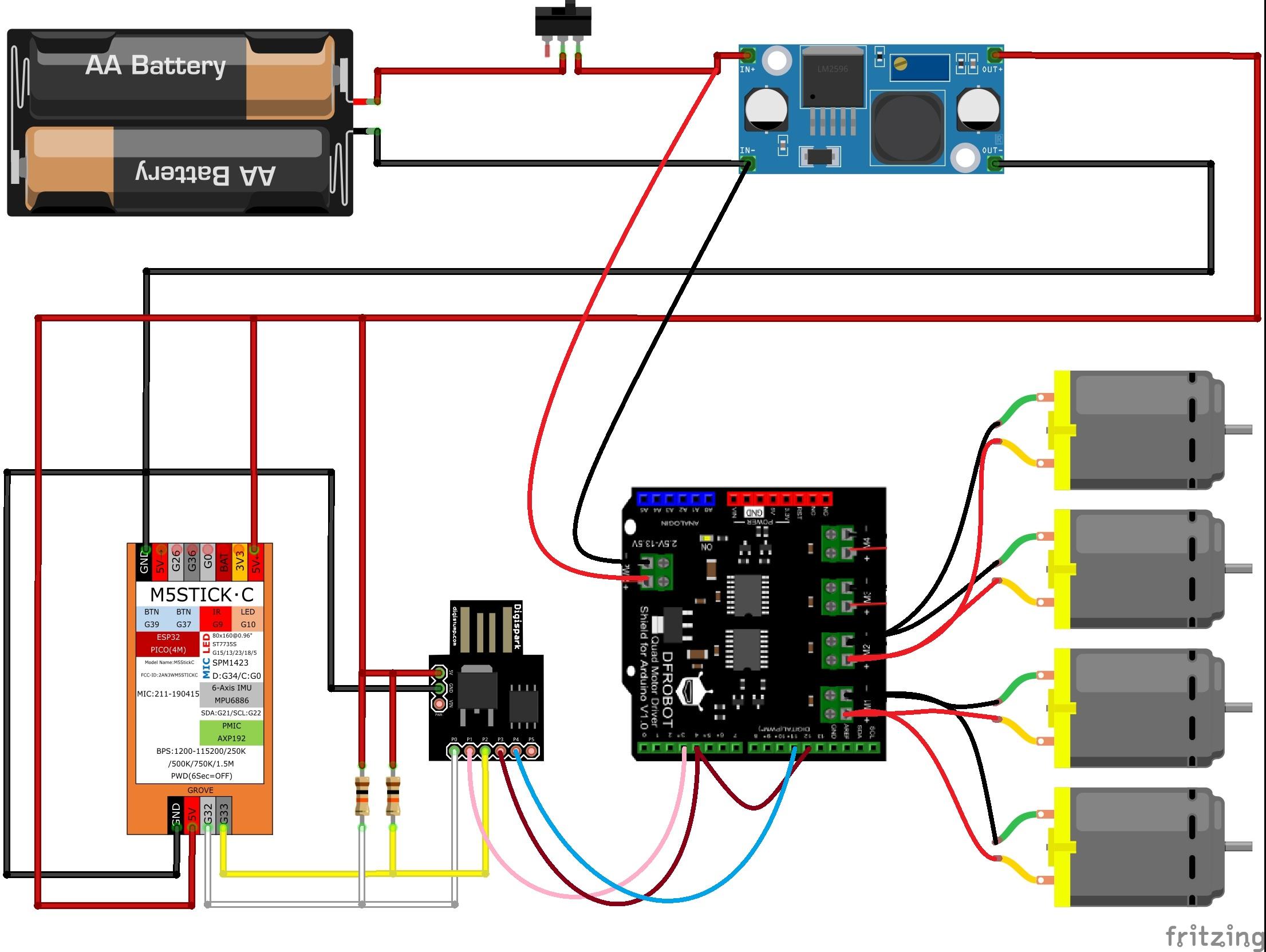 I2C Blynk Car With Attiny85 and M5StickC : 8 Steps (with Pictures ...