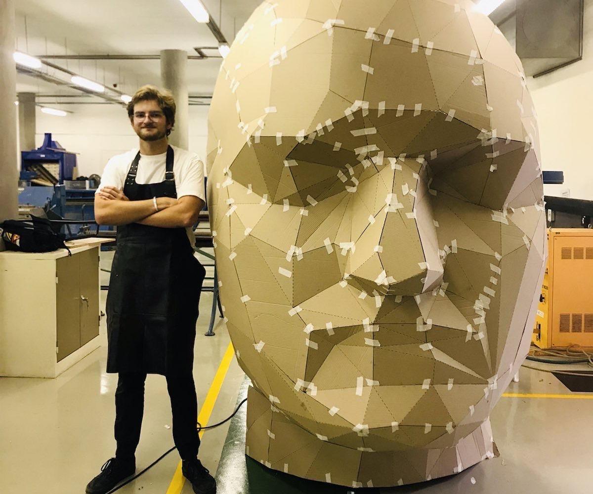 Big Head Sculpture: Projection Mapping Art Project : 13 Steps (with ...