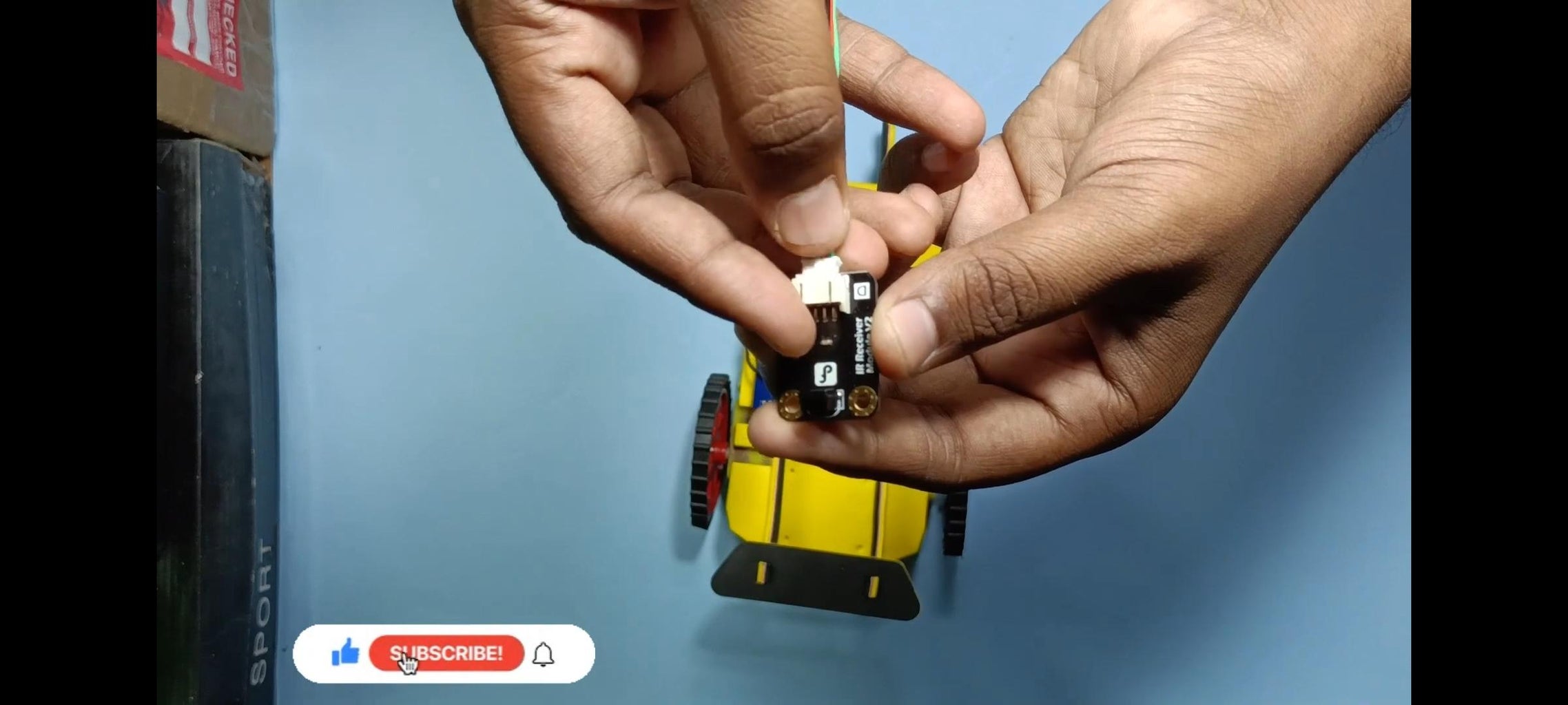 How To Make A Tv Remote Control Robot Car 7 Steps Instructables