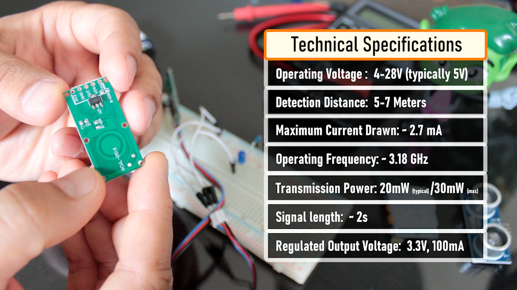 All About RCWL-0516 Microwave Radar Motion Sensor : 15 Steps ...