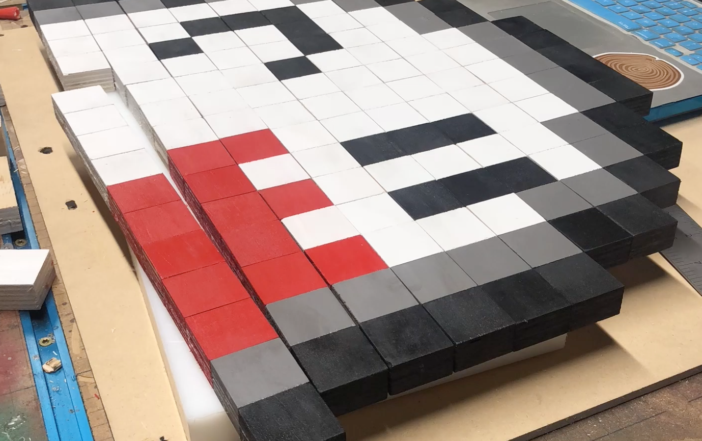 8-Bit Glow in the Dark Pixel Art : 8 Steps (with Pictures) - Instructables