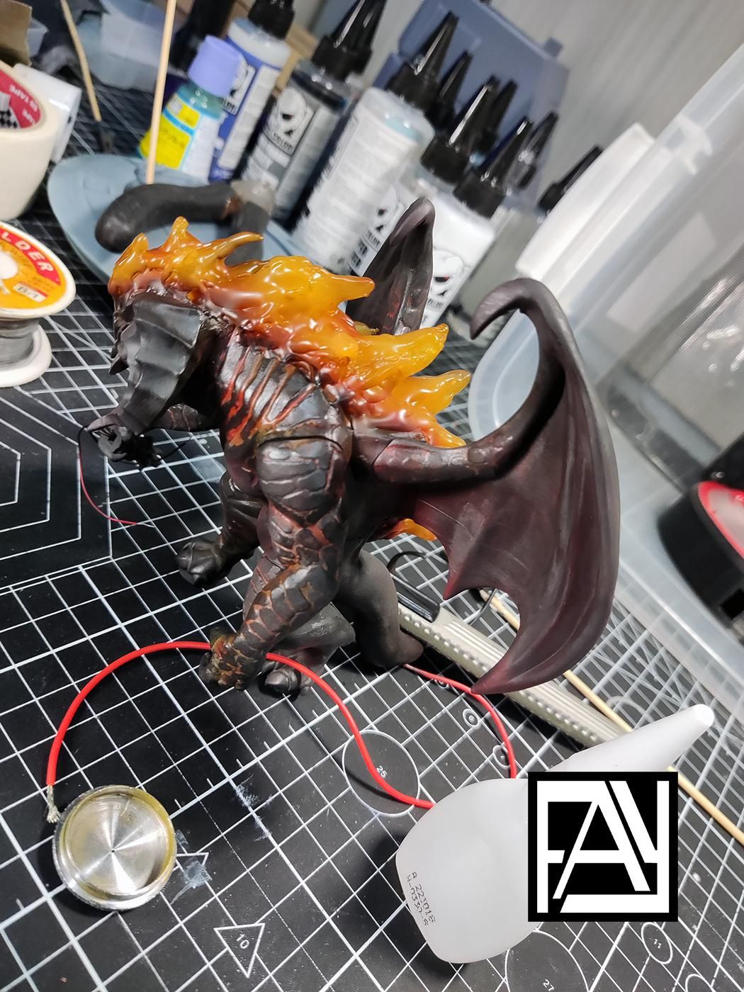 Balrog Glowing Flames : 9 Steps (with Pictures) - Instructables