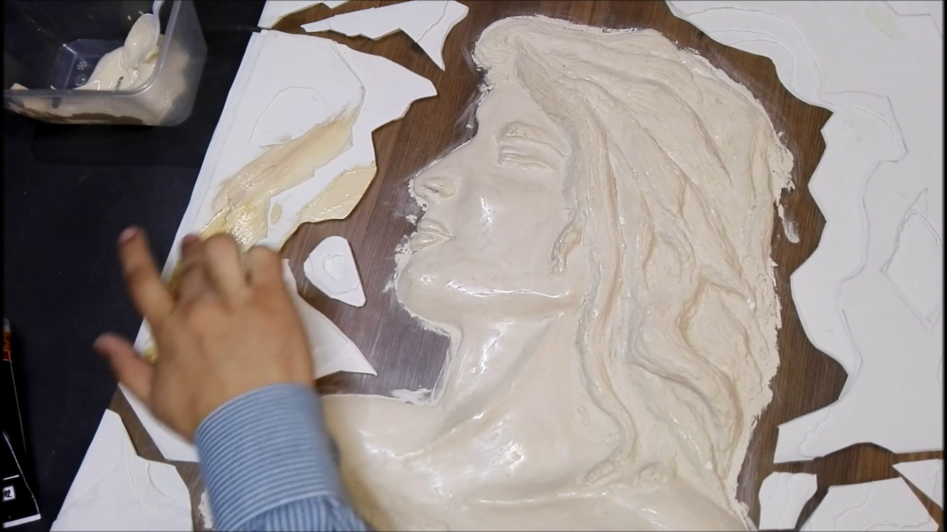 DIY Paper Mache Sculpture Like Stone Carving : 4 Steps (with Pictures ...