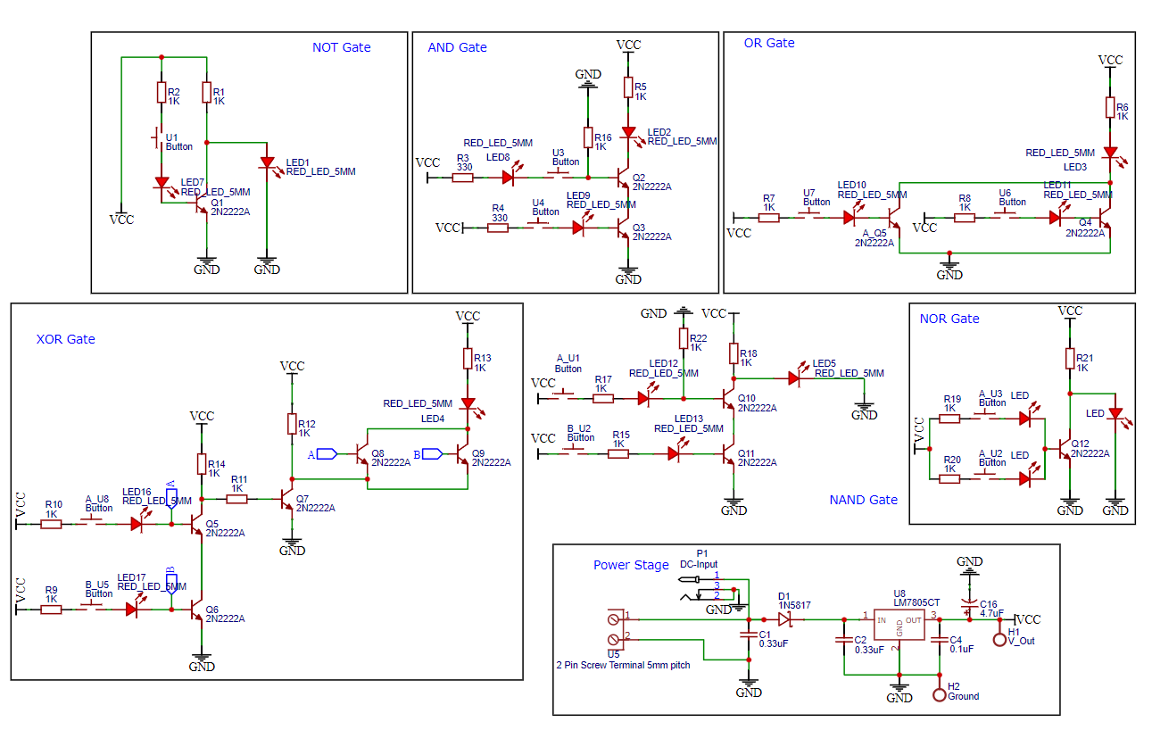 Logic Gate PCB Learning Board (DIY Soldering) : 4 Steps - Instructables