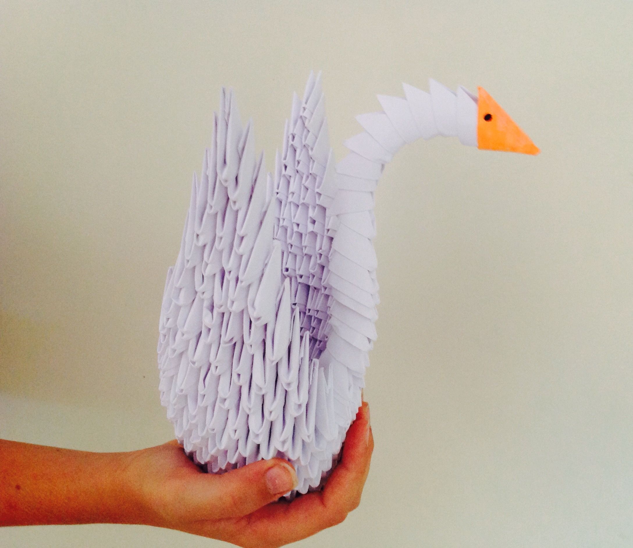 Origami Swan How To Make 3D Origami Swan Pot – Atelier Ilyere