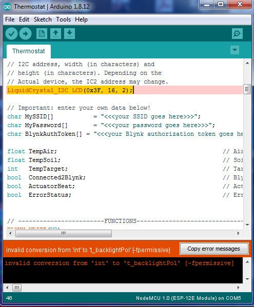 Propagator Thermostat Using Esp8266 Nodemcu And Blynk 7 Steps With