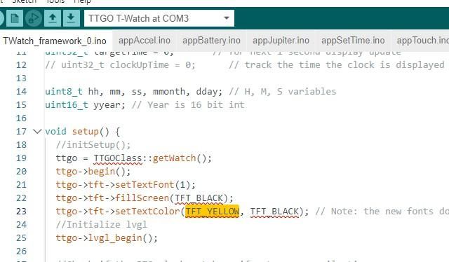 Lilygo T-Watch 2020 Arduino Framework : 5 Steps - Instructables