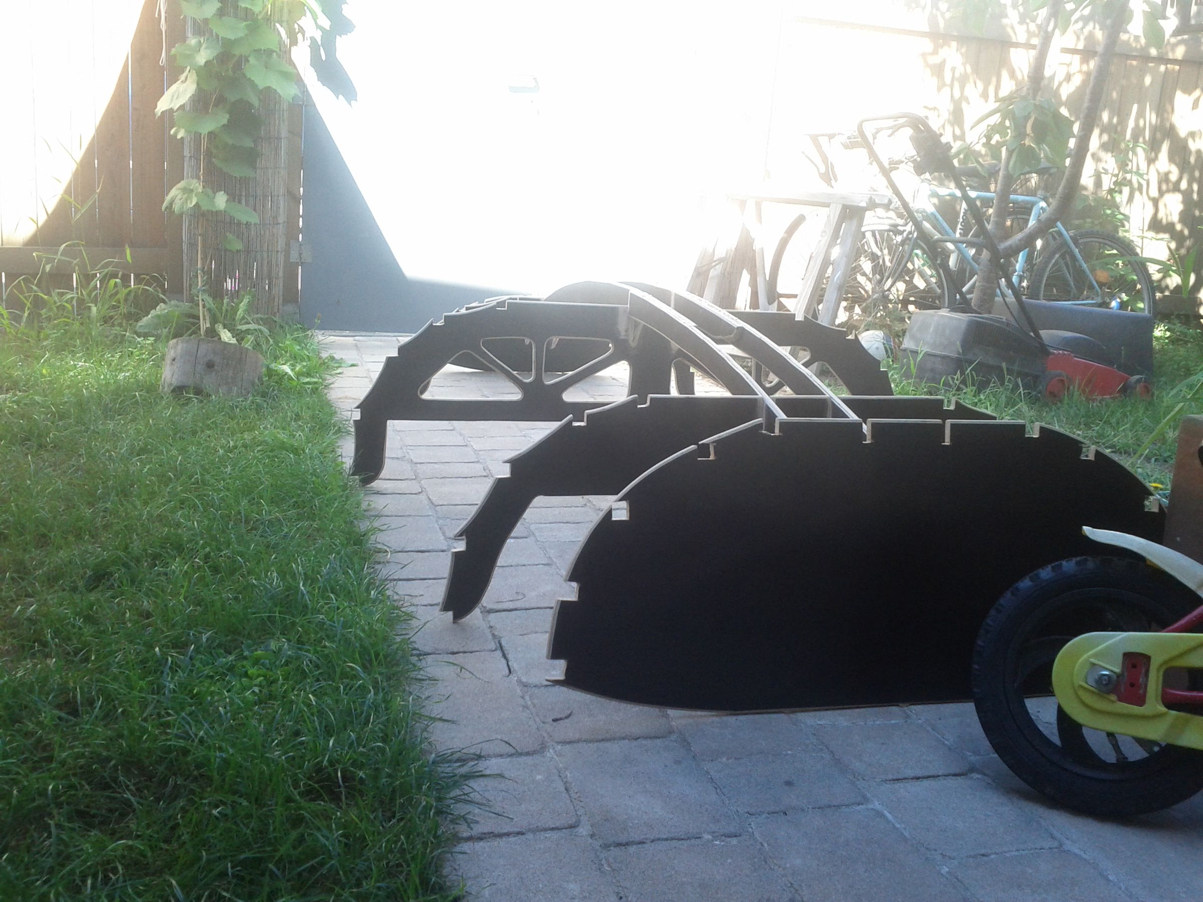 240cm Skin on Frame Sailing Pram With Mirage Drive : 7 Steps (with ...