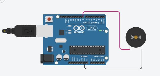 Piano Sounds Using Arduino on TinkerCad : 4 Steps - Instructables