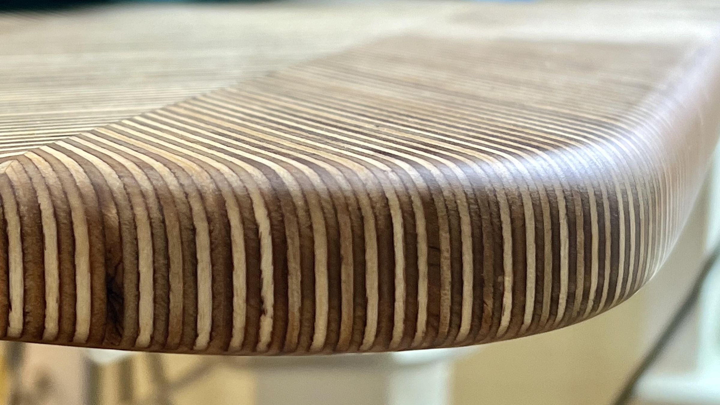 Chevron Pattern Plywood Corner Desk (motorized) : 10 Steps (with ...