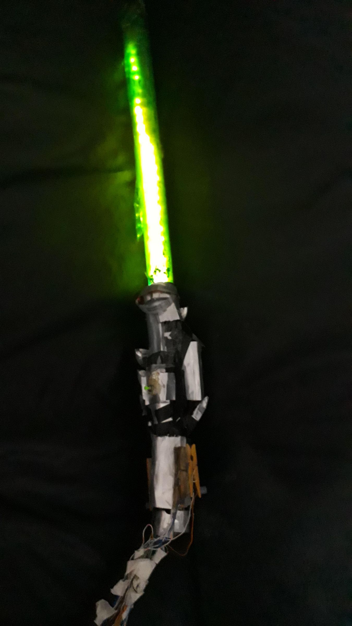 Motion Sensing Lightsaber Game Controller With Some Scrap : 13 Steps ...
