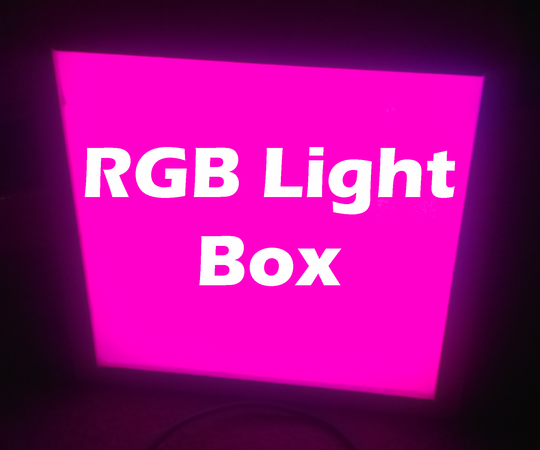 RGB Light Box : 7 Steps - Instructables
